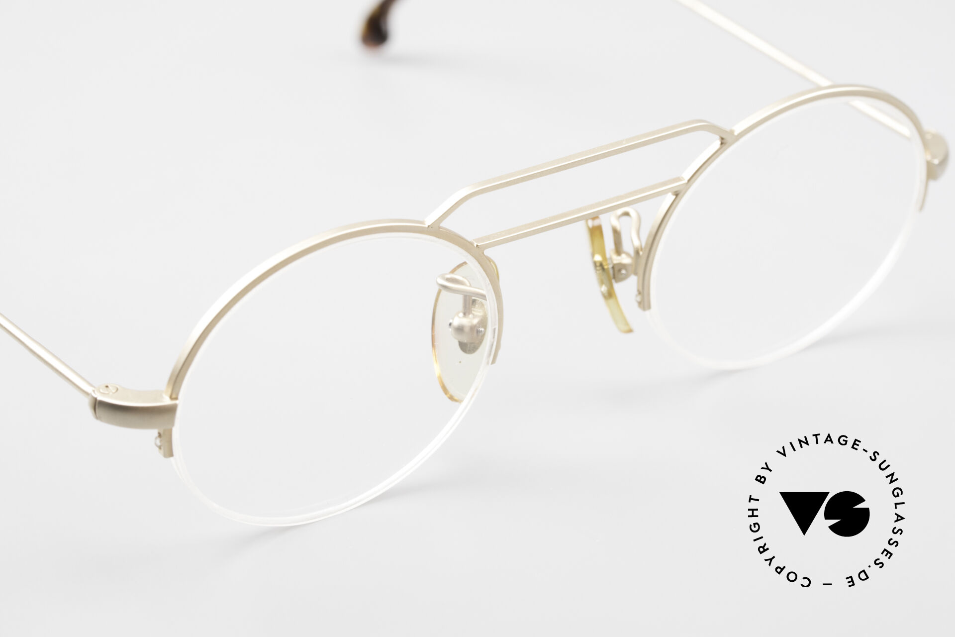 Glasses W Proksch's M5/13 90's Semi Rimless Dulled Gold