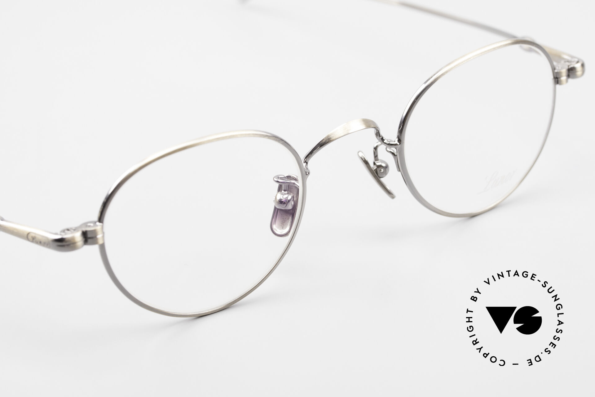 Glasses Lunor V 107 Panto Frame Antique Gold AG