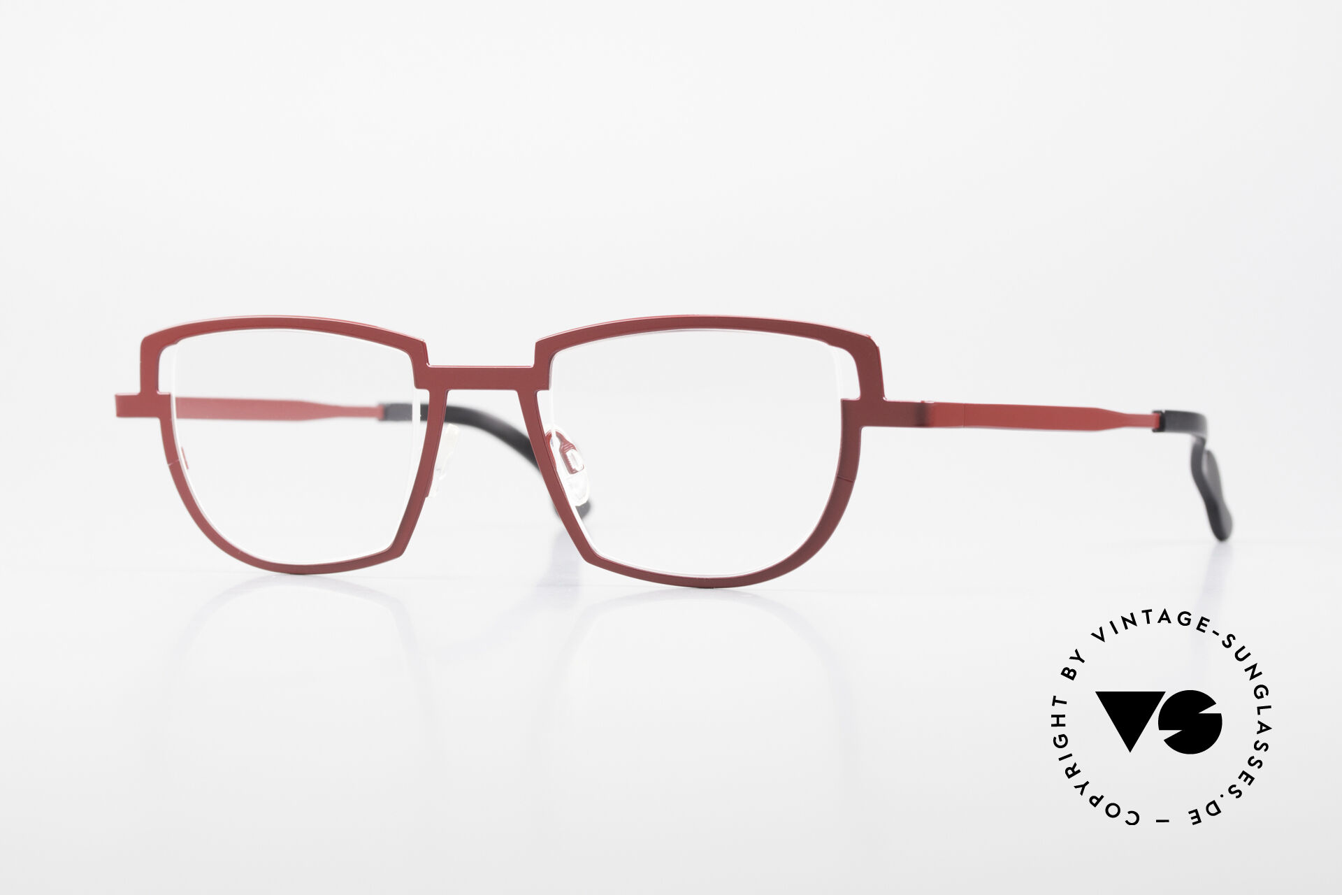 Glasses Theo Belgium Modify Women's Eyeglasses Red Frame