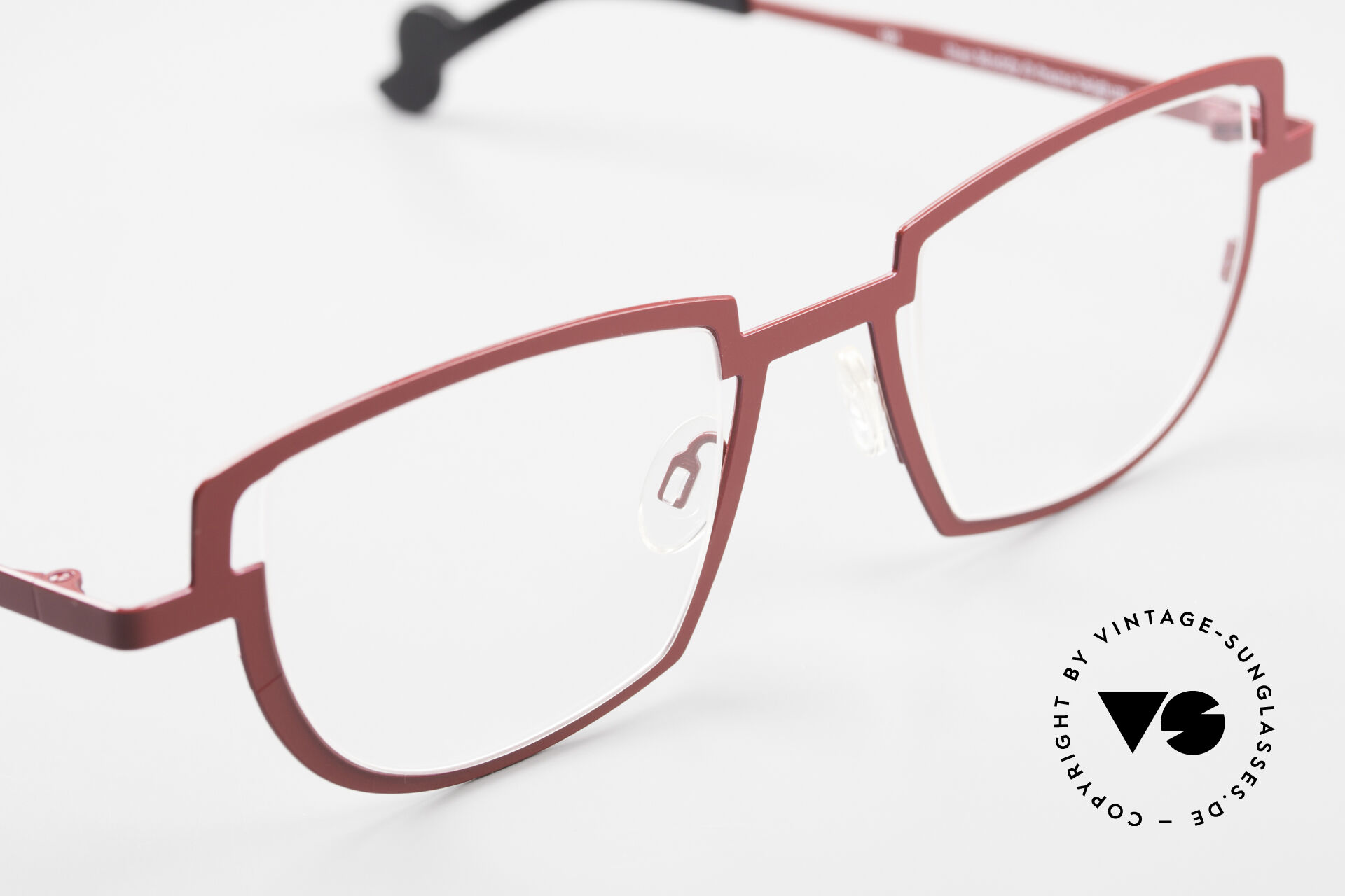 Glasses Theo Belgium Modify Women's Eyeglasses Red Frame