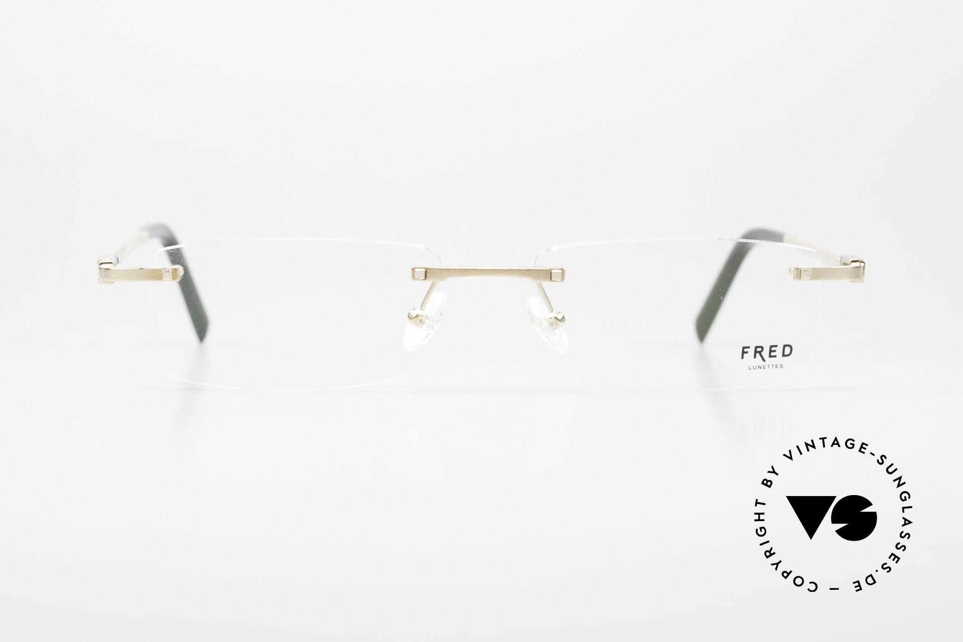 Glasses Fred Samoa Rimless Luxury Eyeglass-Frame