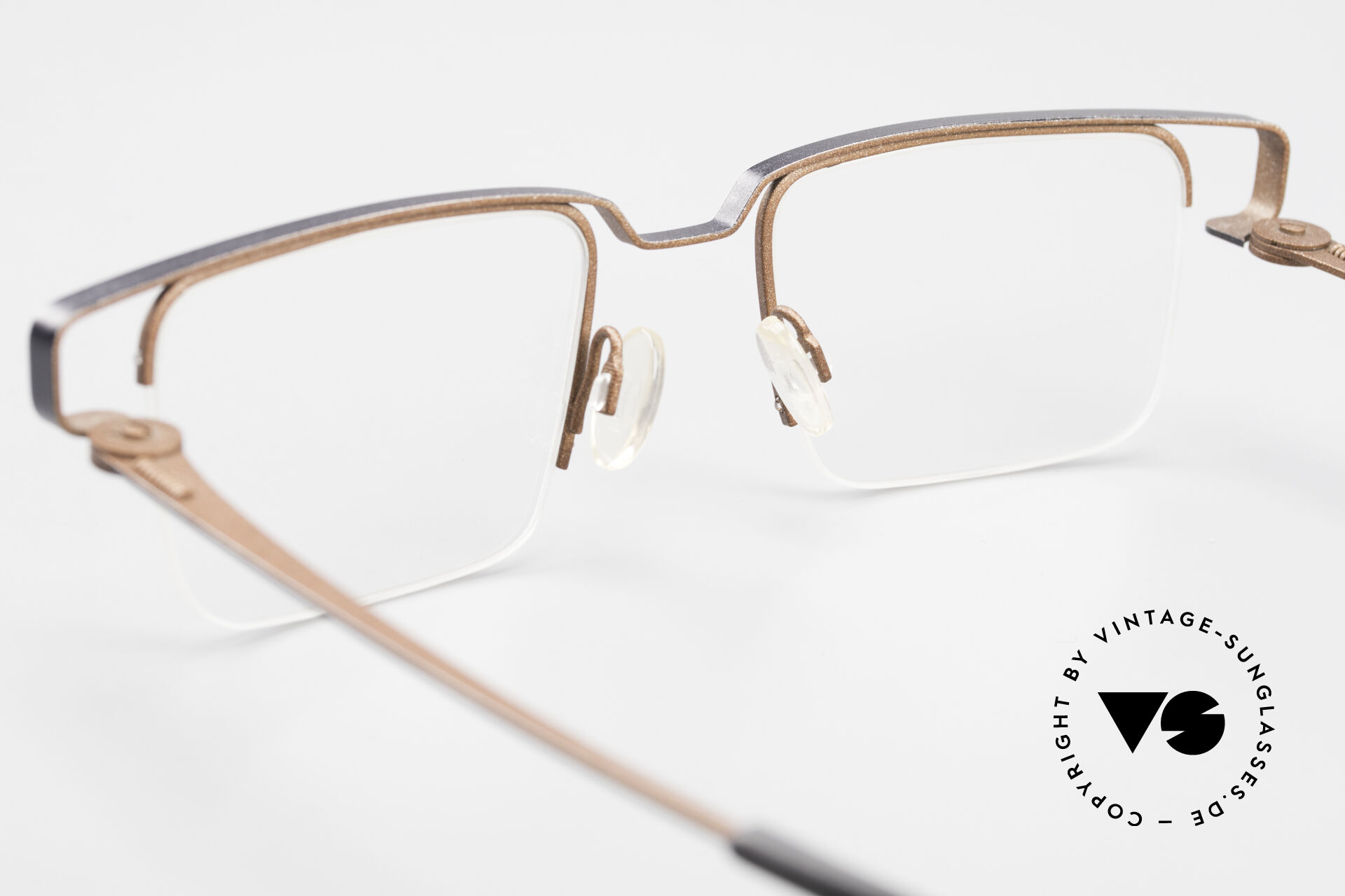Glasses Theo Belgium Mousseline Nylor Frame Semi Rimless