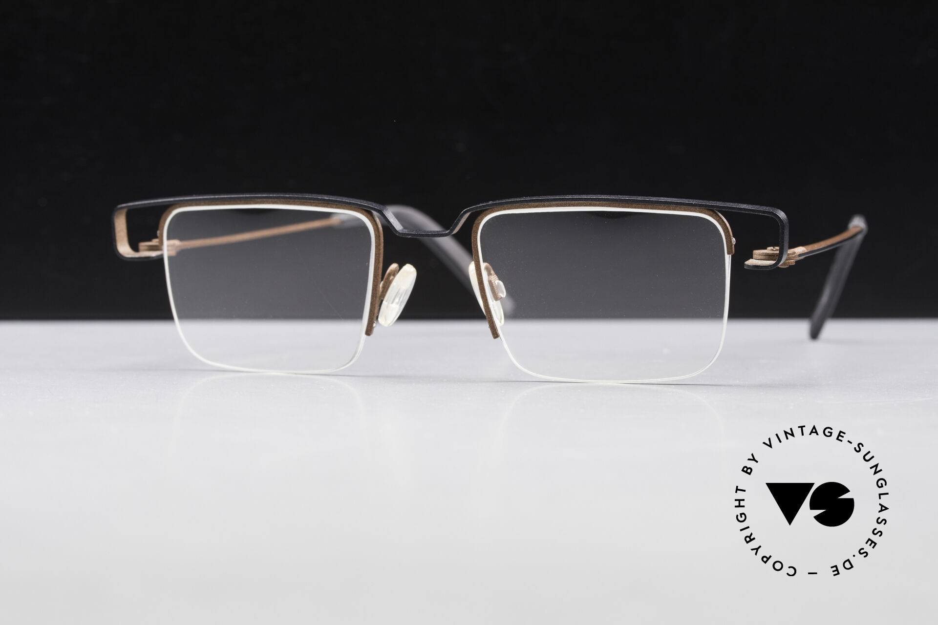 Glasses Theo Belgium Mousseline Nylor Frame Semi Rimless