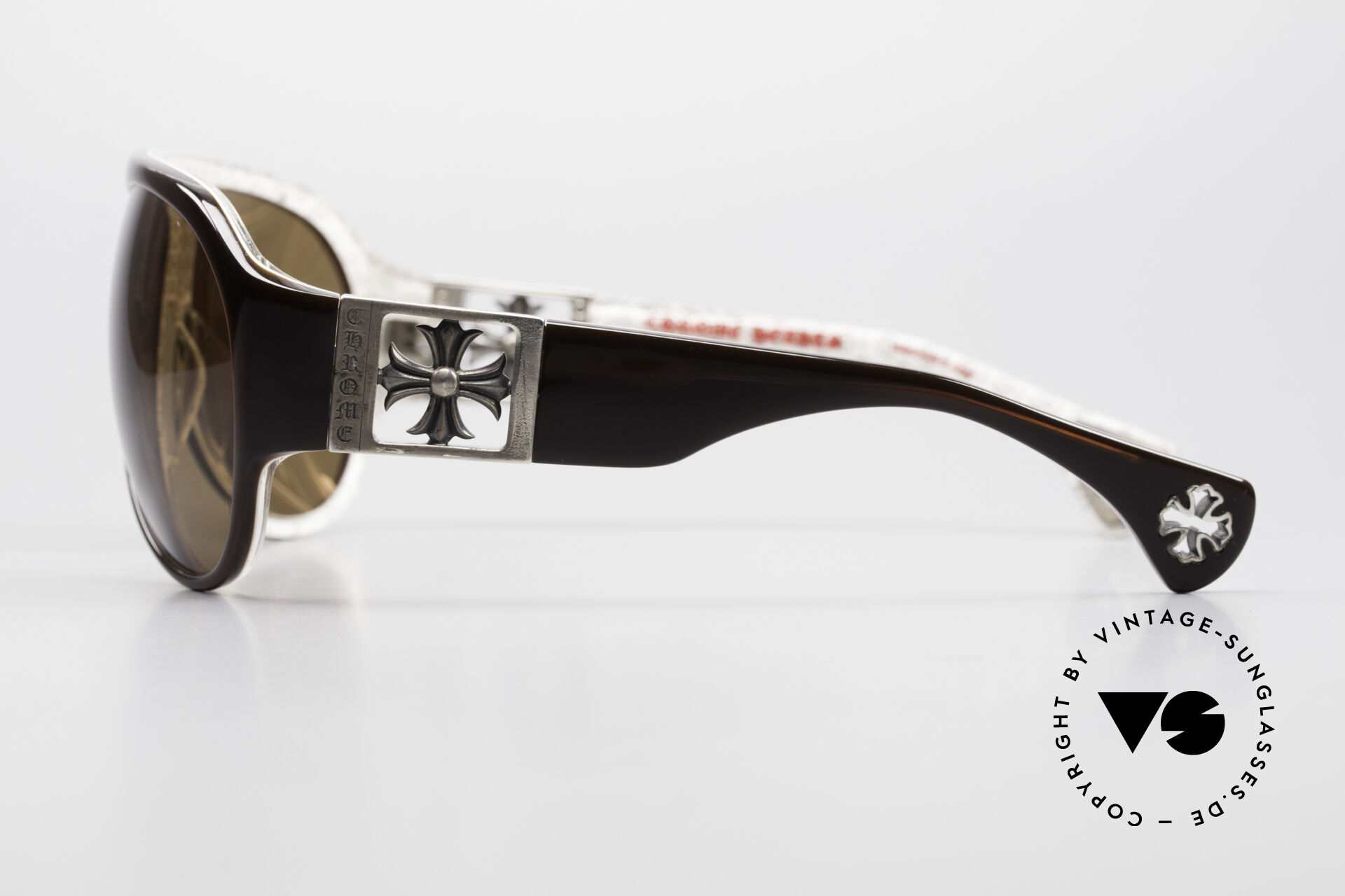 Sunglasses Chrome Hearts Erected Rockstar Aviator Sunglasses