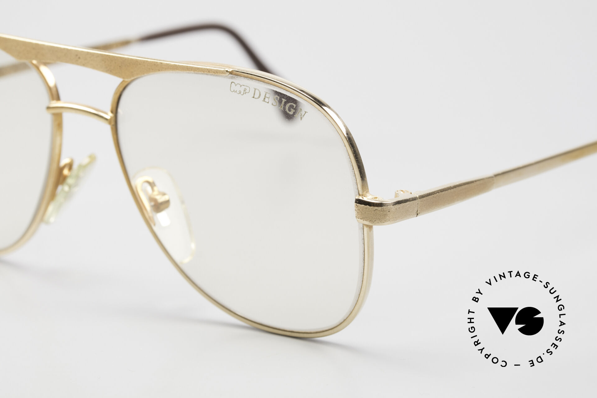 Sunglasses Michael Pfeiffer 601 Gold Filled Frame Changeable