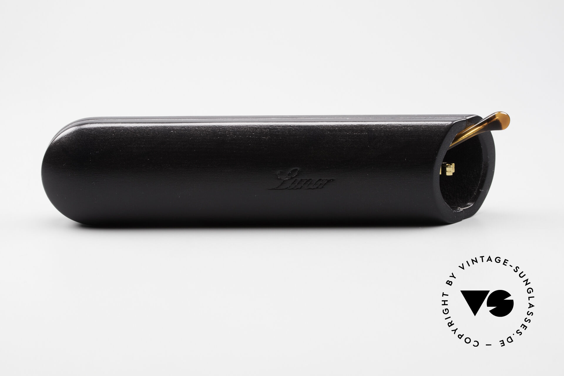 Sunglasses Lunor Wooden Sliding Case - A Wood Case Black In Size A