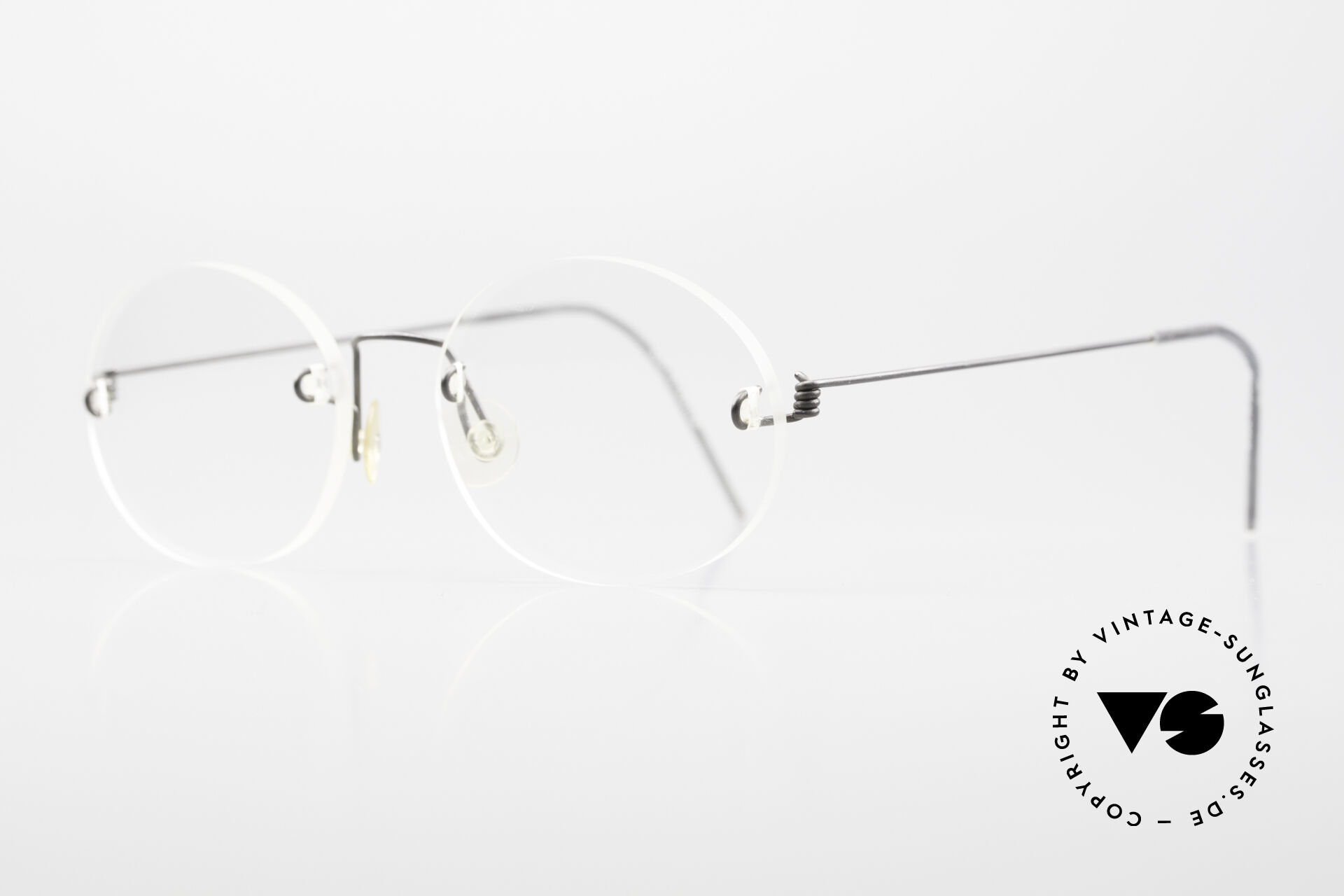 Glasses Lindberg Air Titan 213 Rimless Frame 90's Specs