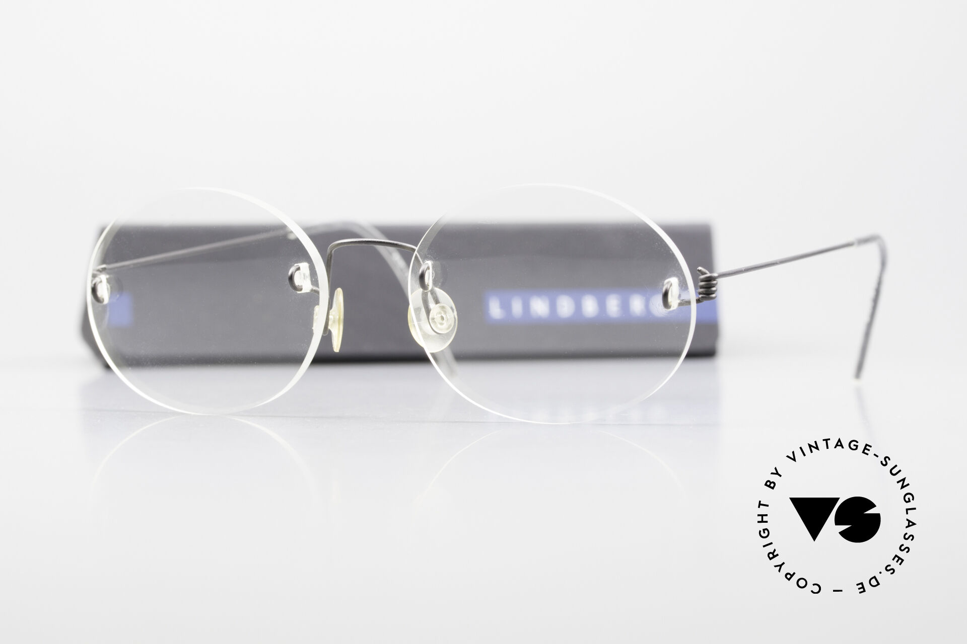 Glasses Lindberg Air Titan 213 Rimless Frame 90's Specs