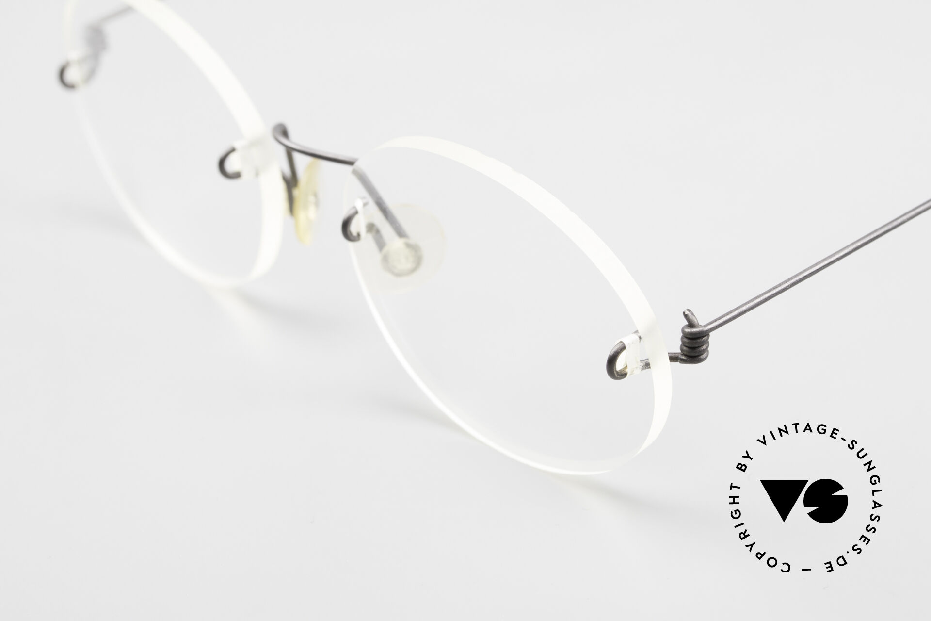 Glasses Lindberg Air Titan 213 Rimless Frame 90's Specs