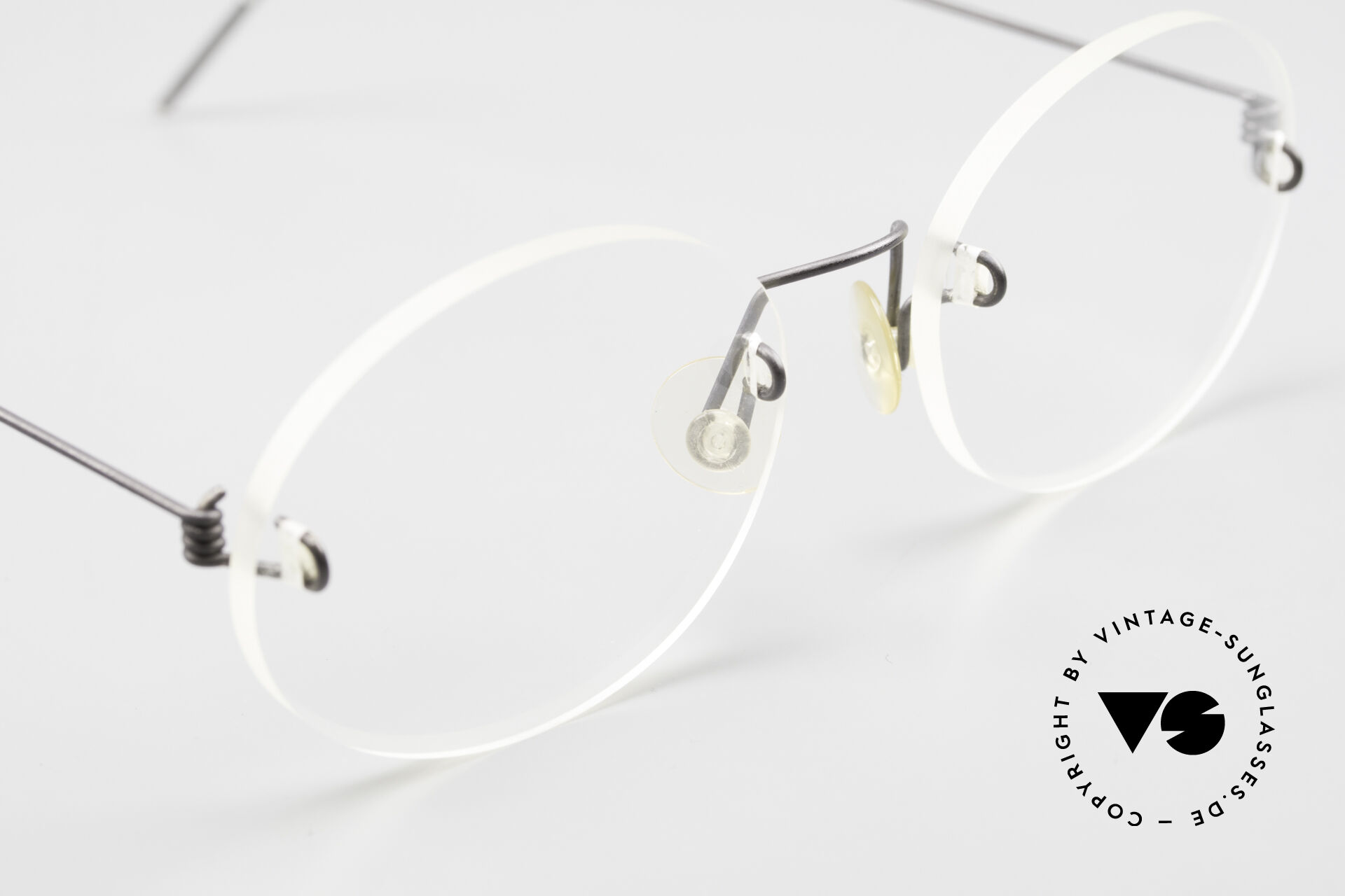 Glasses Lindberg Air Titan 213 Rimless Frame 90's Specs