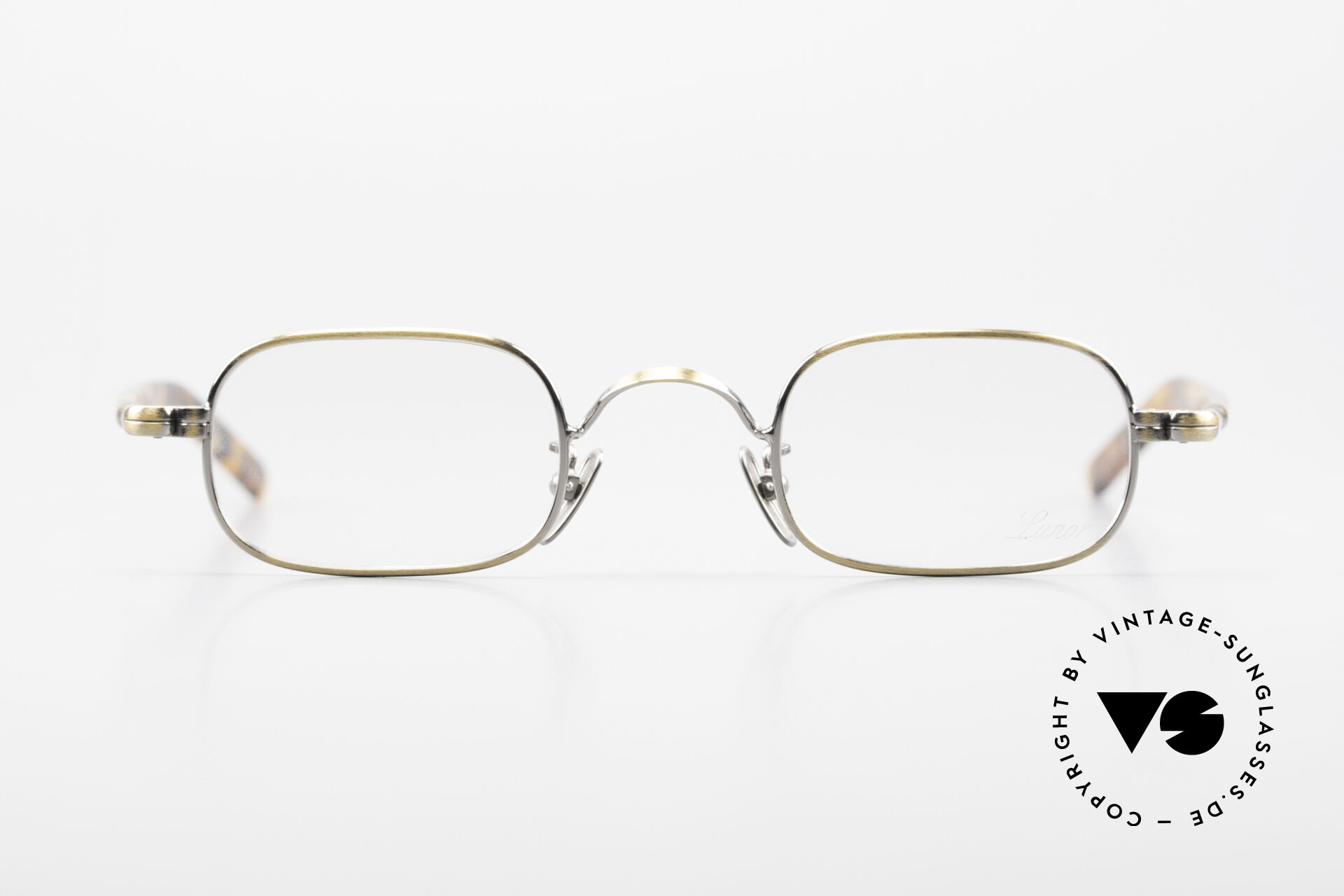 Glasses Lunor VA 104 Square Frame Antique Gold