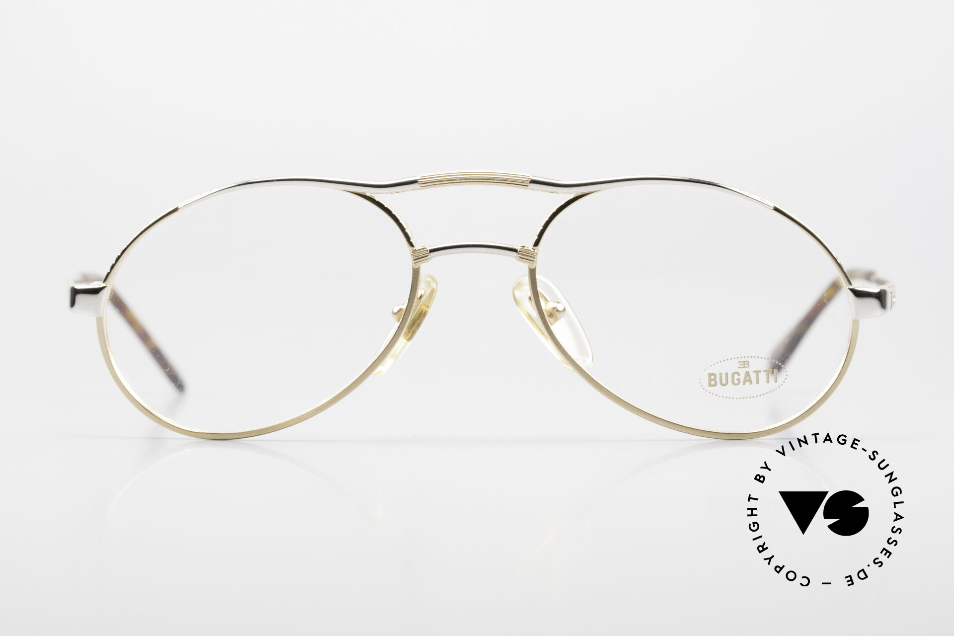 Glasses Bugatti 14008 Men's Glasses 80's Bicolor