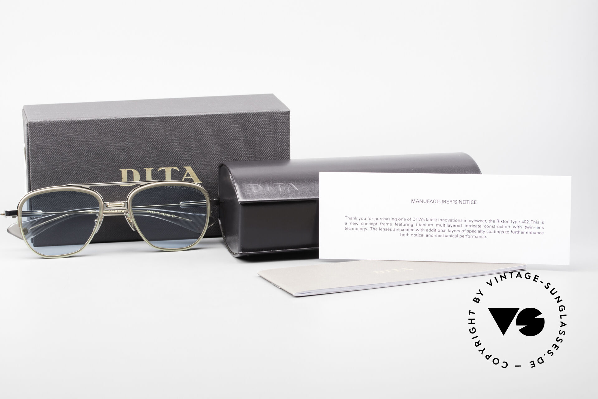 Sunglasses DITA Rikton Type 402 Blue Chameleon Sun Lenses