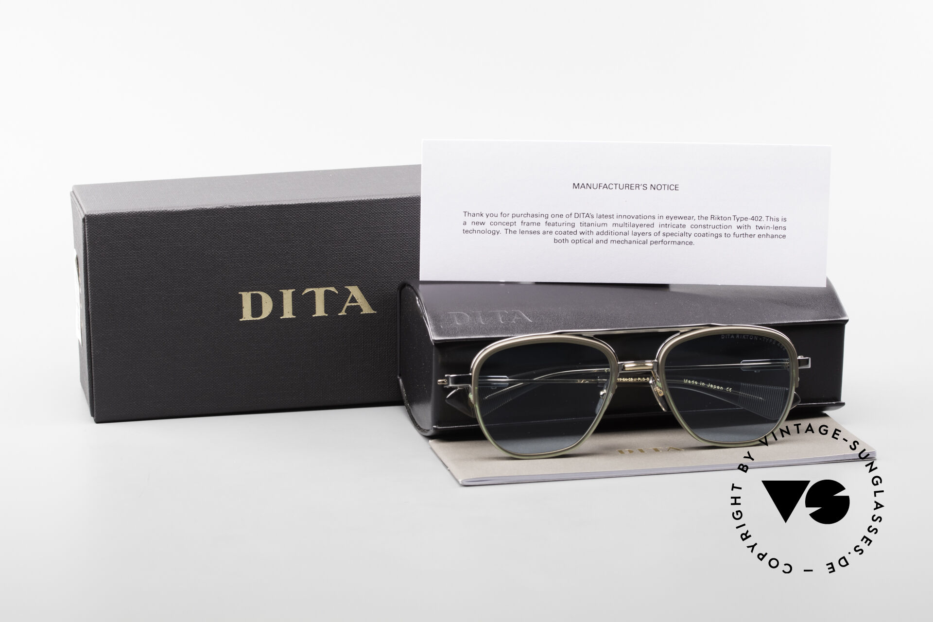 Sunglasses DITA Rikton Type 402 Blue Chameleon Sun Lenses