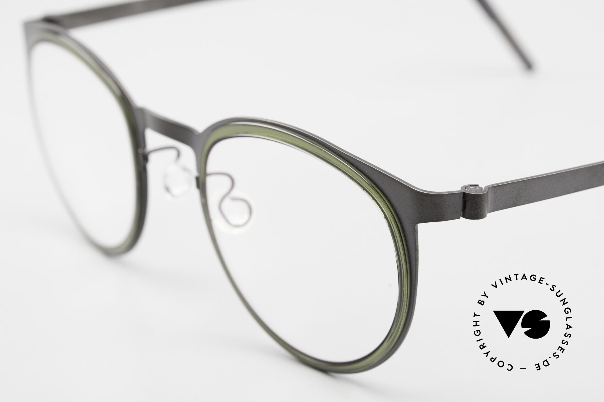 Glasses Lindberg 9704 Strip Titanium Round Panto Ladies Glasses