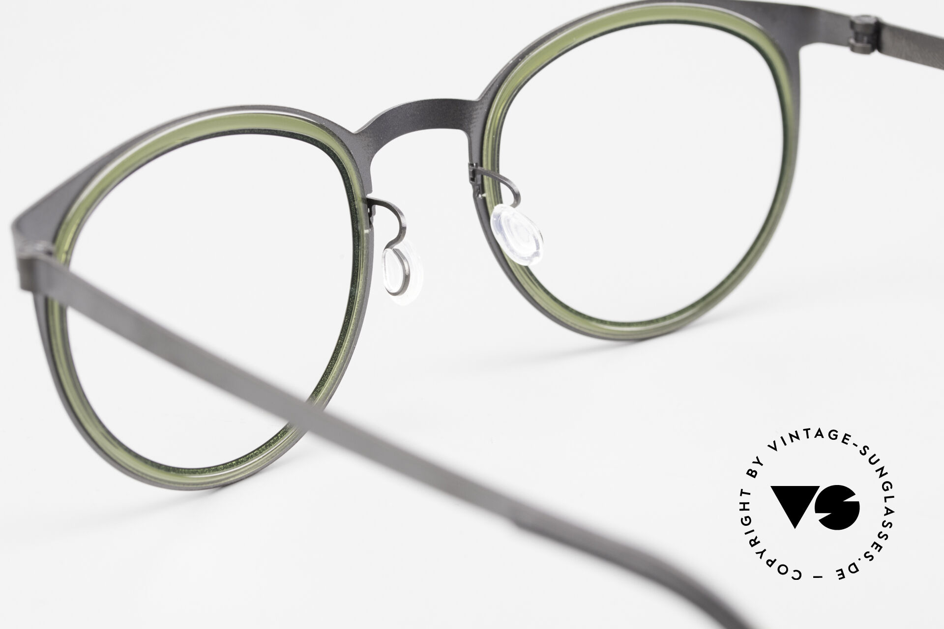 Glasses Lindberg 9704 Strip Titanium Round Panto Ladies Glasses