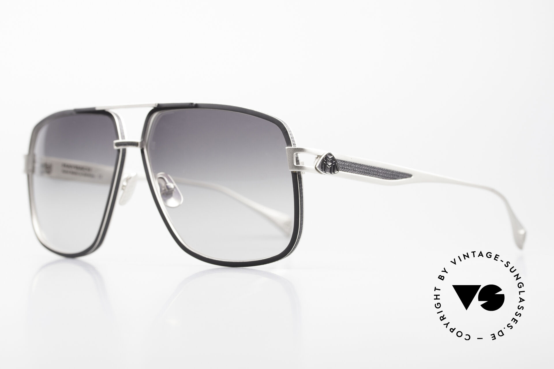 Sunglasses Maybach The Defiant I Platinum Shades Nappa Leather