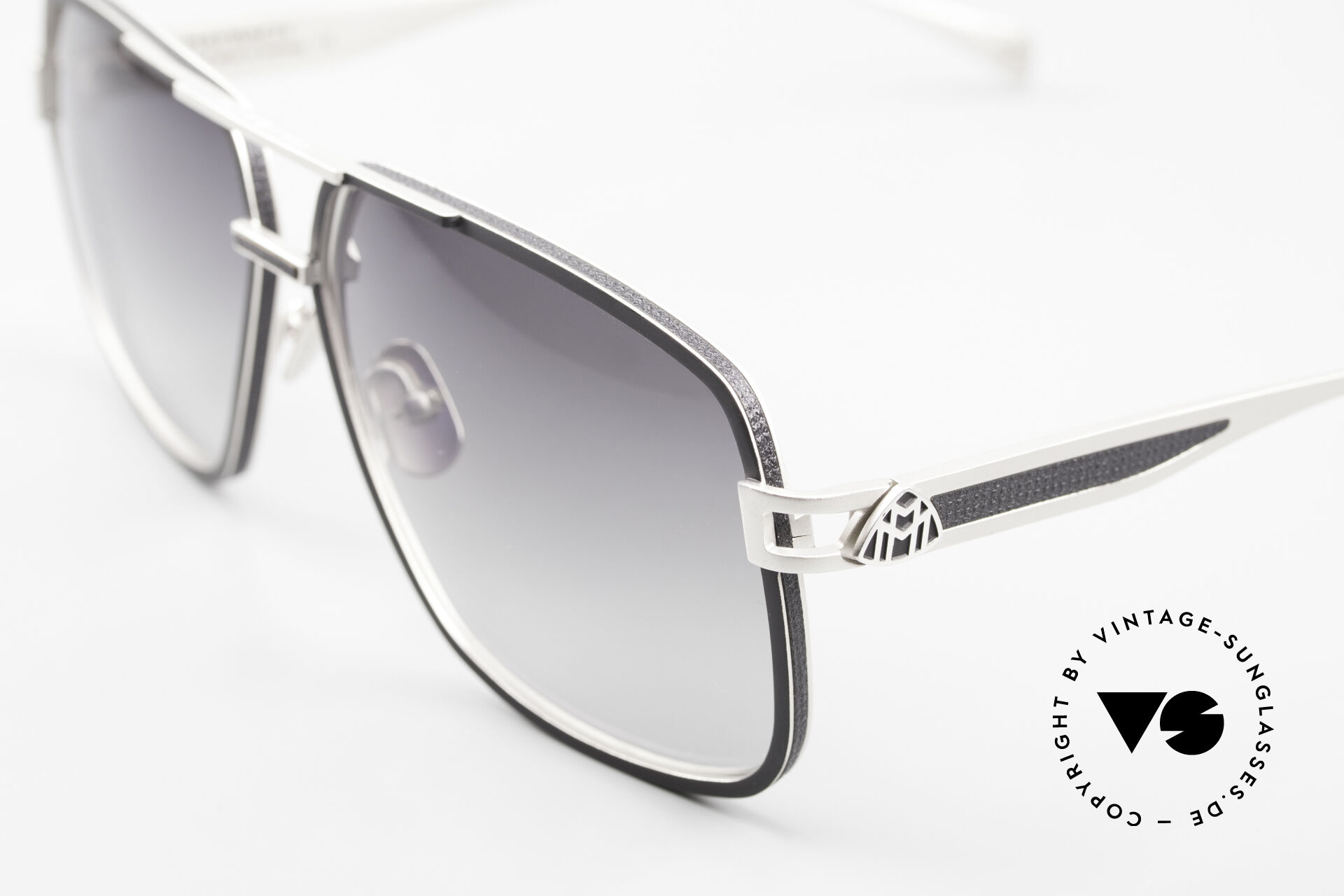 Sunglasses Maybach The Defiant I Platinum Shades Nappa Leather