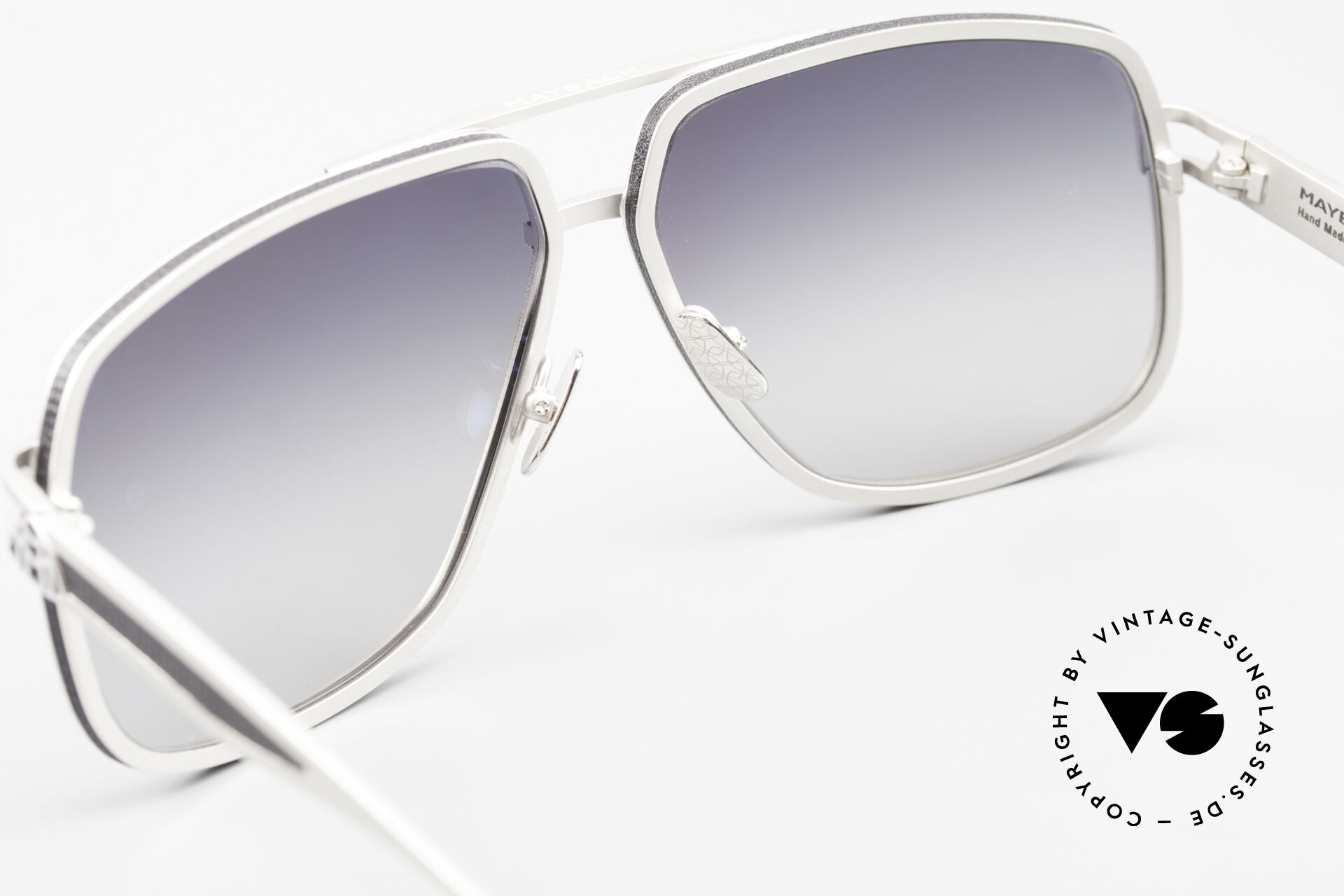 Sunglasses Maybach The Defiant I Platinum Shades Nappa Leather
