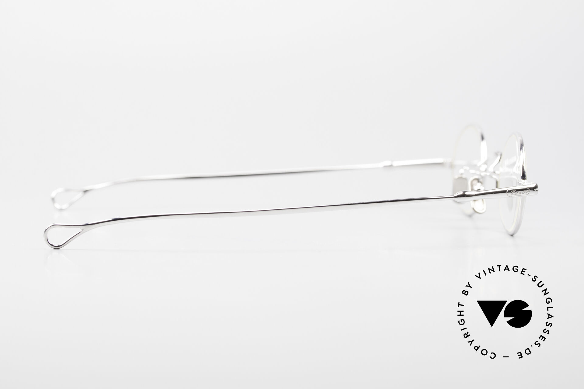 Glasses Lunor V 101 Small Oval Frame Platinum