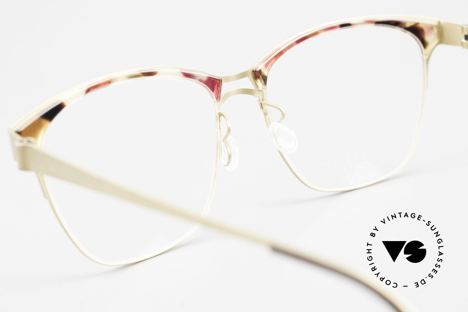 Glasses Lindberg 9847 Strip Titanium Women's Glasses Combi Frame