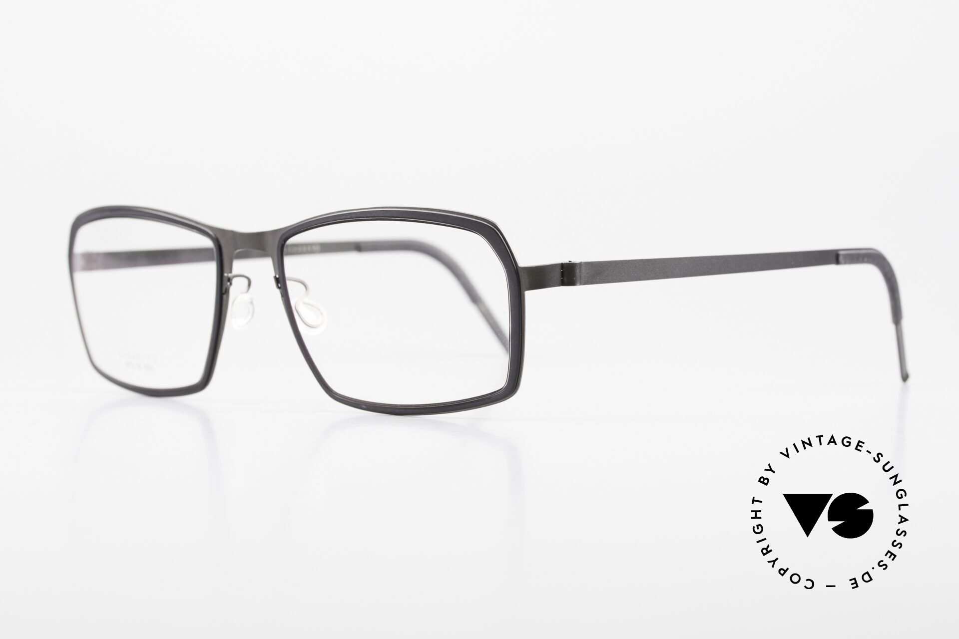 Glasses Lindberg 9715 Strip Titanium Men's Eyeglasses Wide Frame