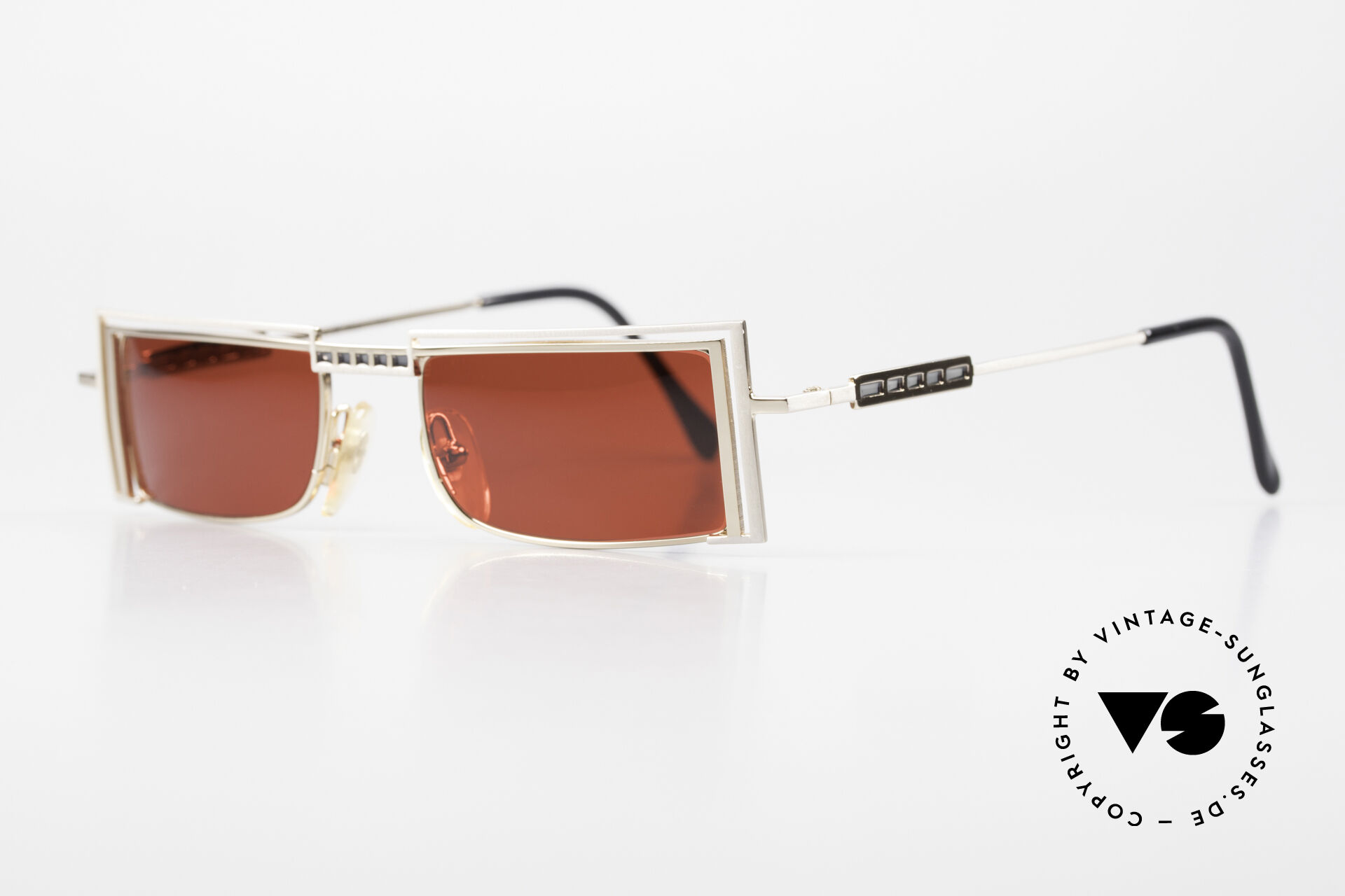 Sunglasses Casanova LC5 Gaudy 3D Red Lenses Square