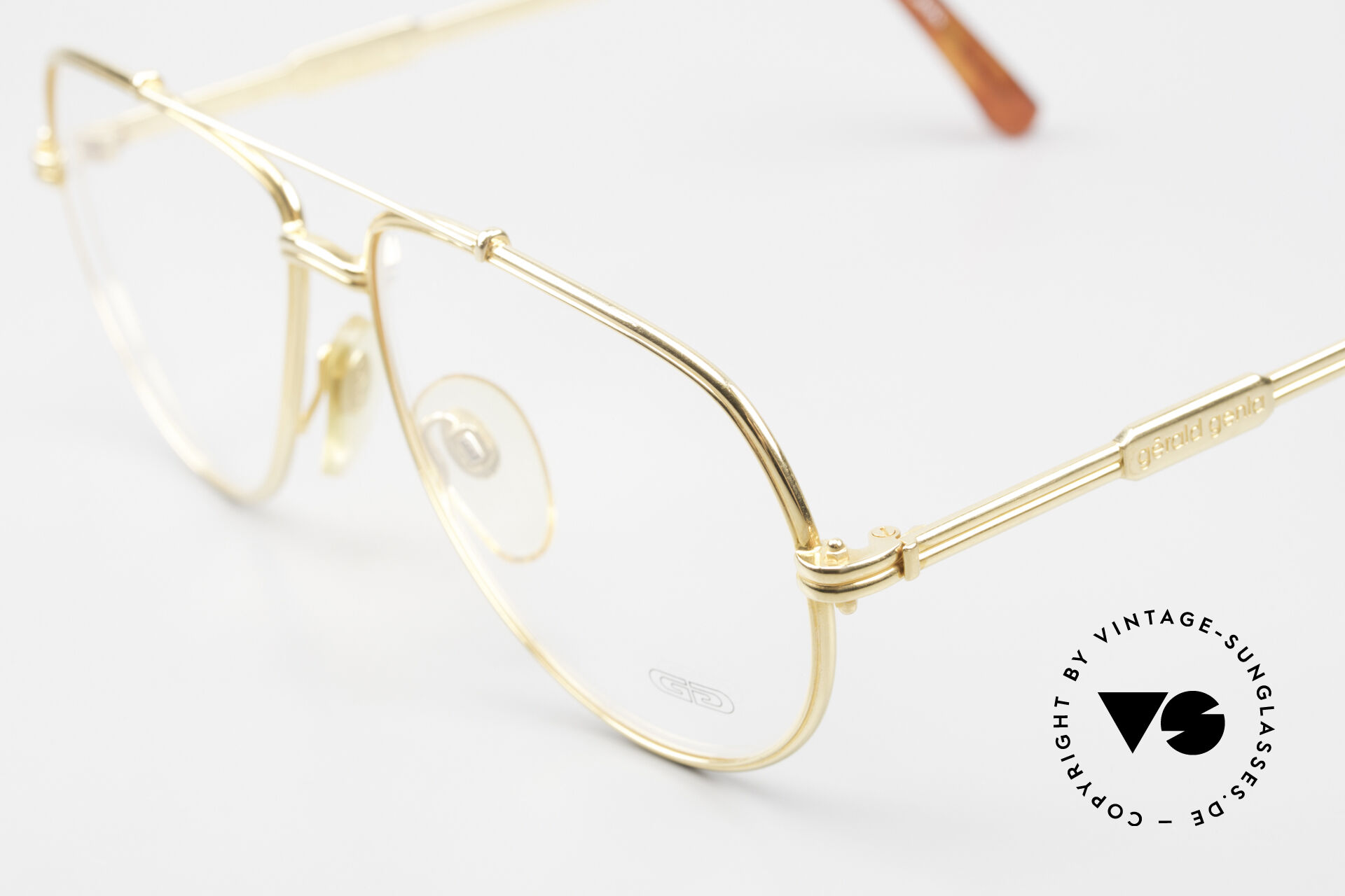Glasses Gerald Genta New Classic 04 24ct Gold Plated Eyeglasses