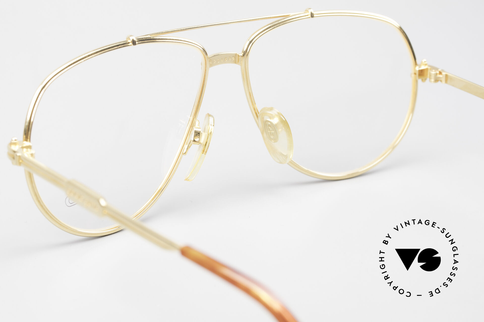 Glasses Gerald Genta New Classic 04 24ct Gold Plated Eyeglasses