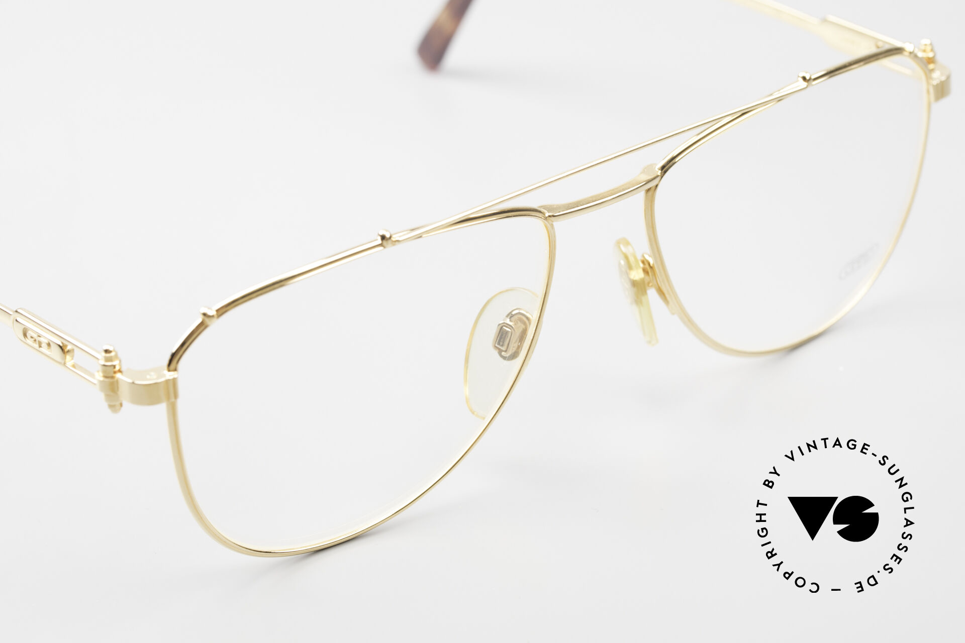 Glasses Gerald Genta Gold & Gold 03 Gold Plated Aviator Frame