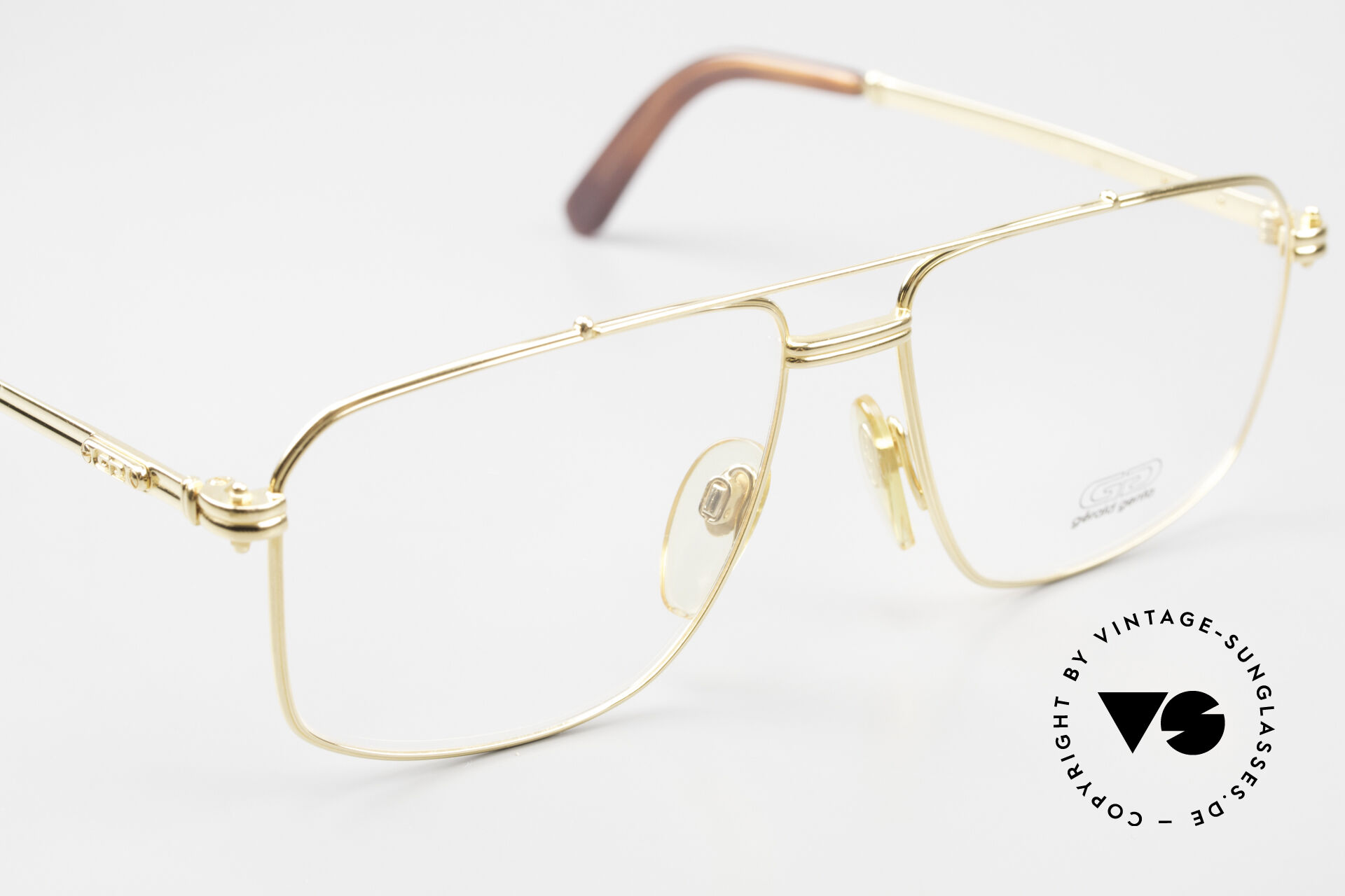 Glasses Gerald Genta New Classic 21 24ct Gold Plated Men's Specs