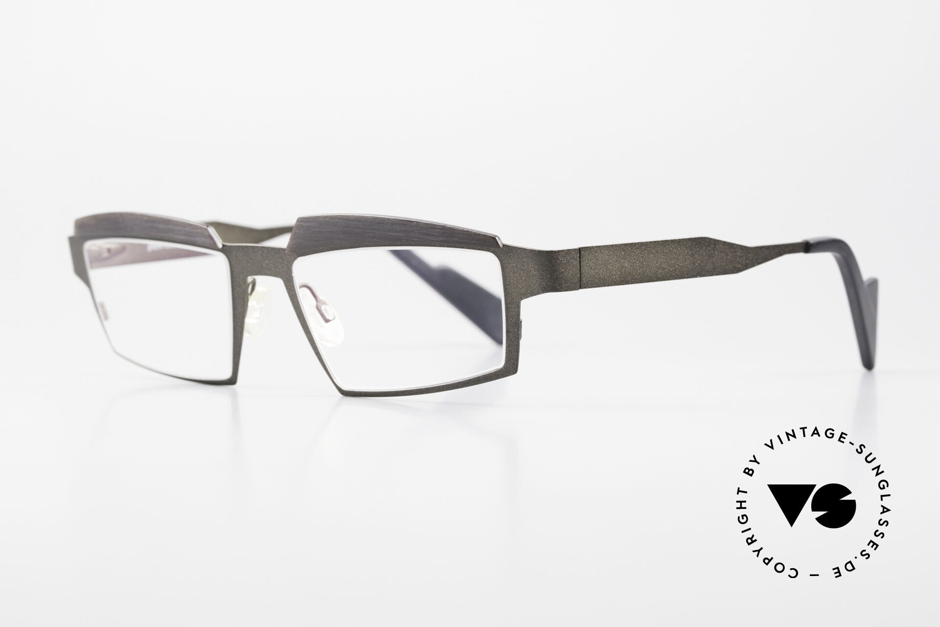 Glasses Theo Belgium Eye-Witness TV Pure Titanium & Horn Frame