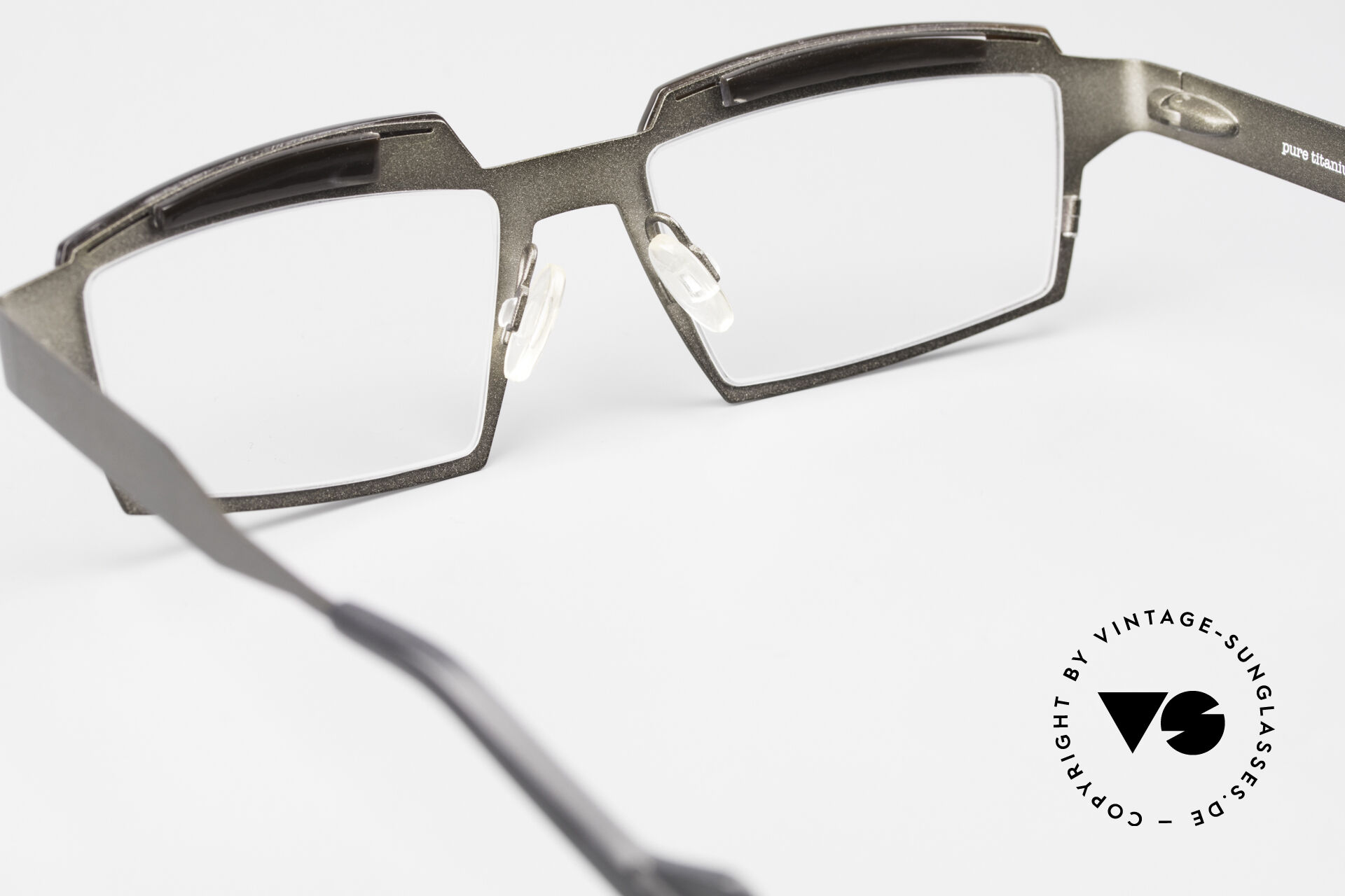 Glasses Theo Belgium Eye-Witness TV Pure Titanium & Horn Frame