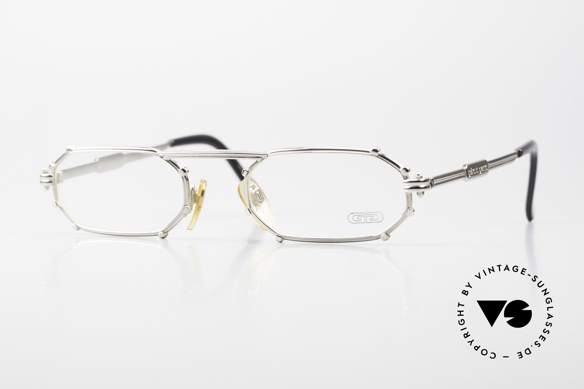 Glasses Gerald Genta Gold & Gold 02 Vintage Eyewear Octagonal