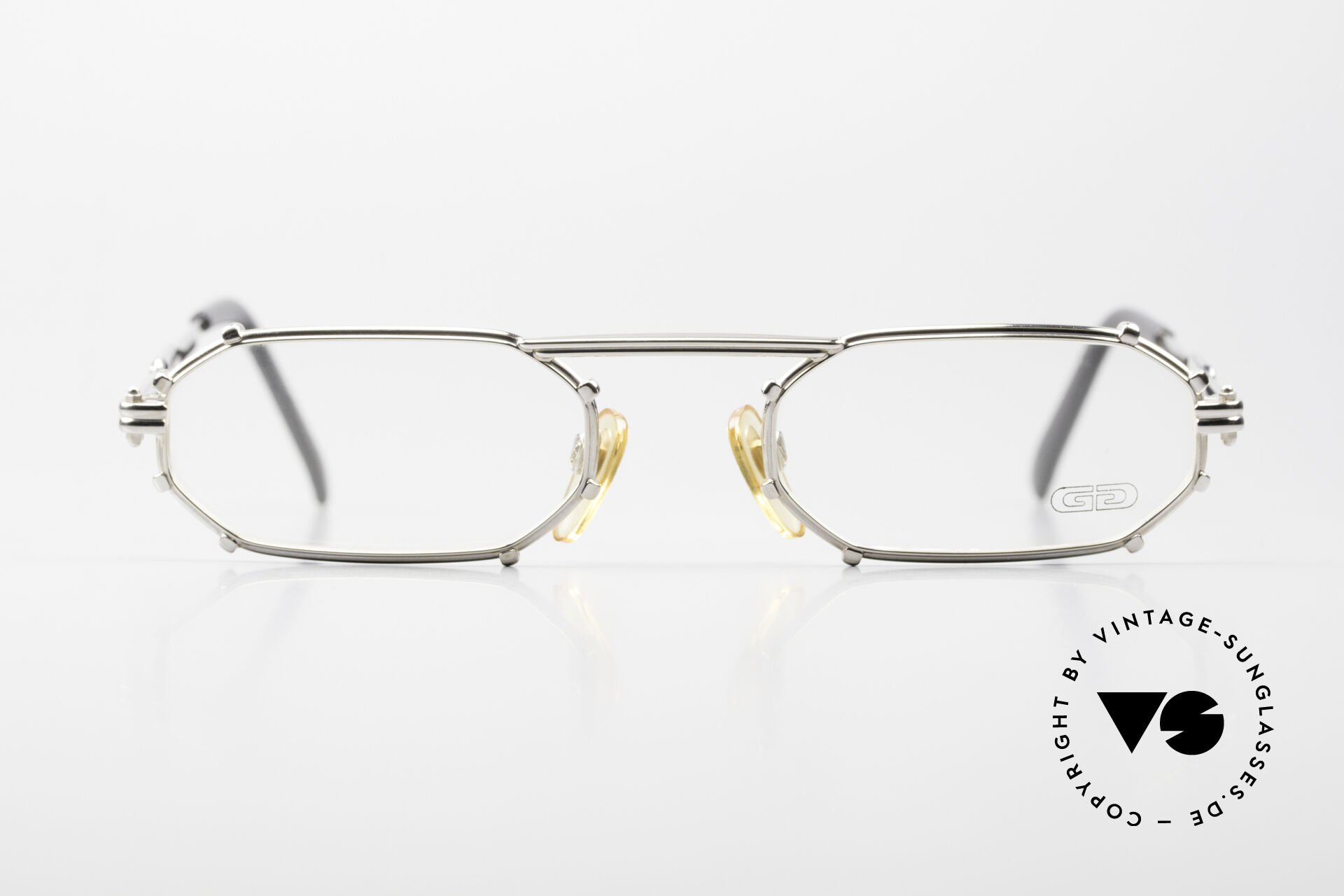 Glasses Gerald Genta Gold & Gold 02 Vintage Eyewear Octagonal