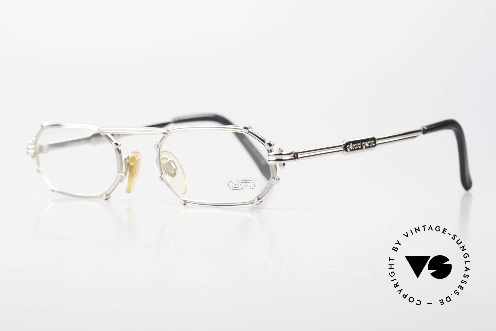 Glasses Gerald Genta Gold & Gold 02 Vintage Eyewear Octagonal