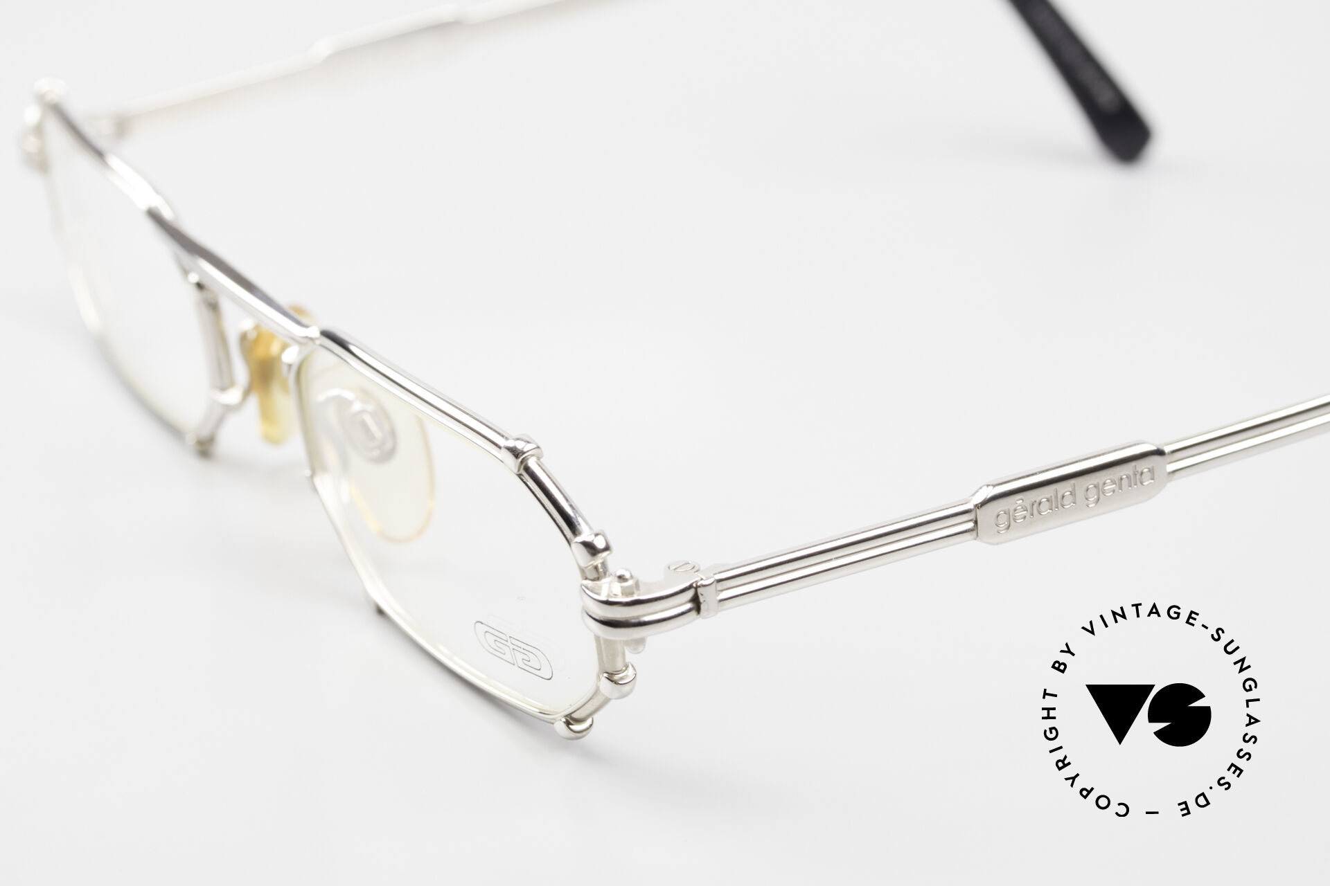 Glasses Gerald Genta Gold & Gold 02 Vintage Eyewear Octagonal