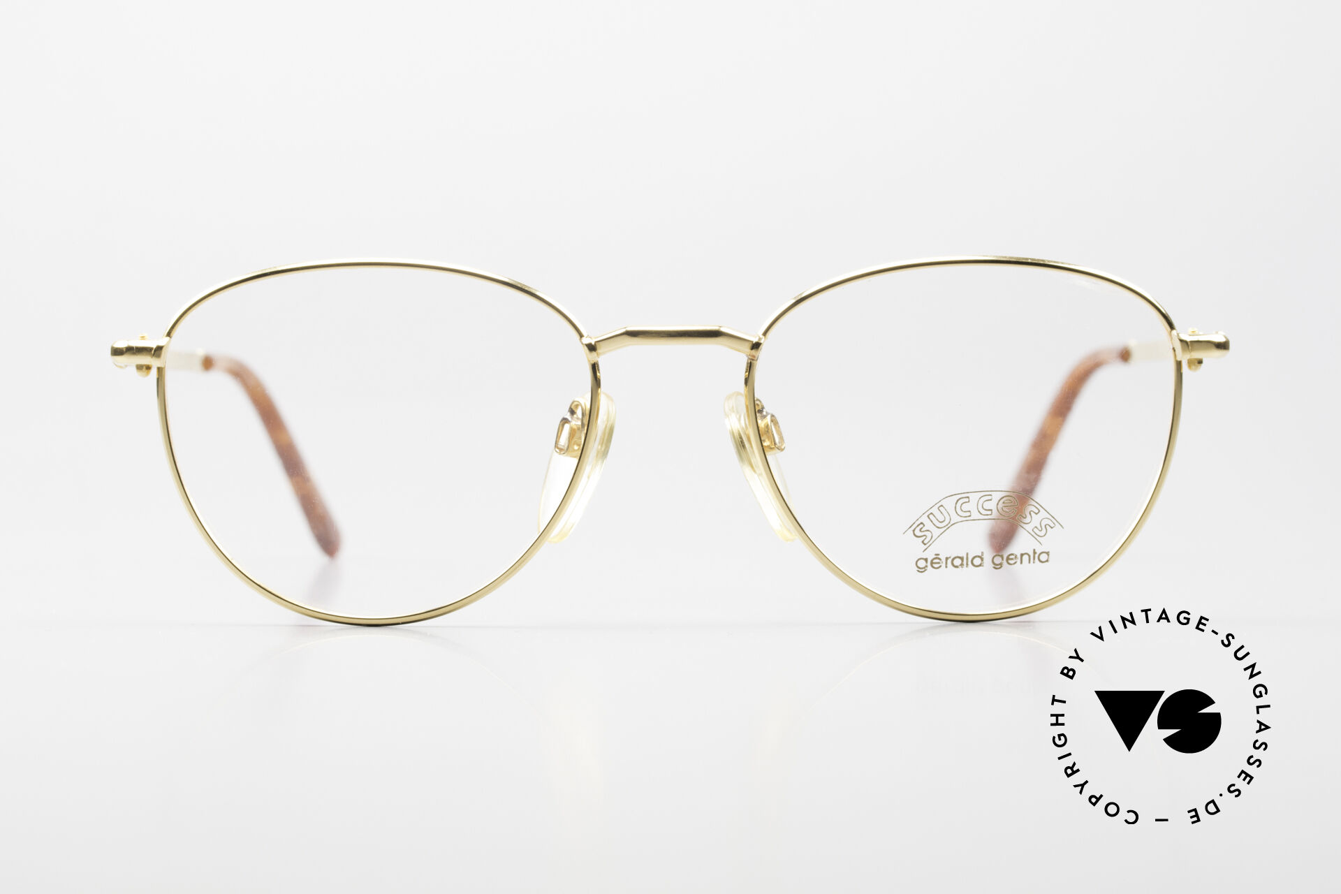 Glasses Gerald Genta Success 02 Gold Plated Vintage Eyewear