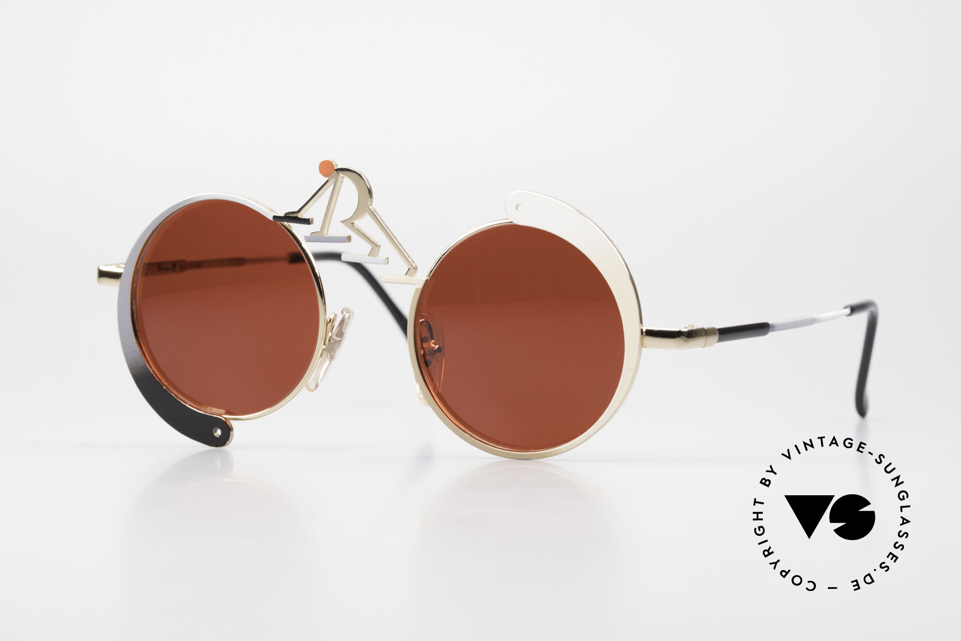Sunglasses Casanova SC5 Yin And Yang Shades 3D Red