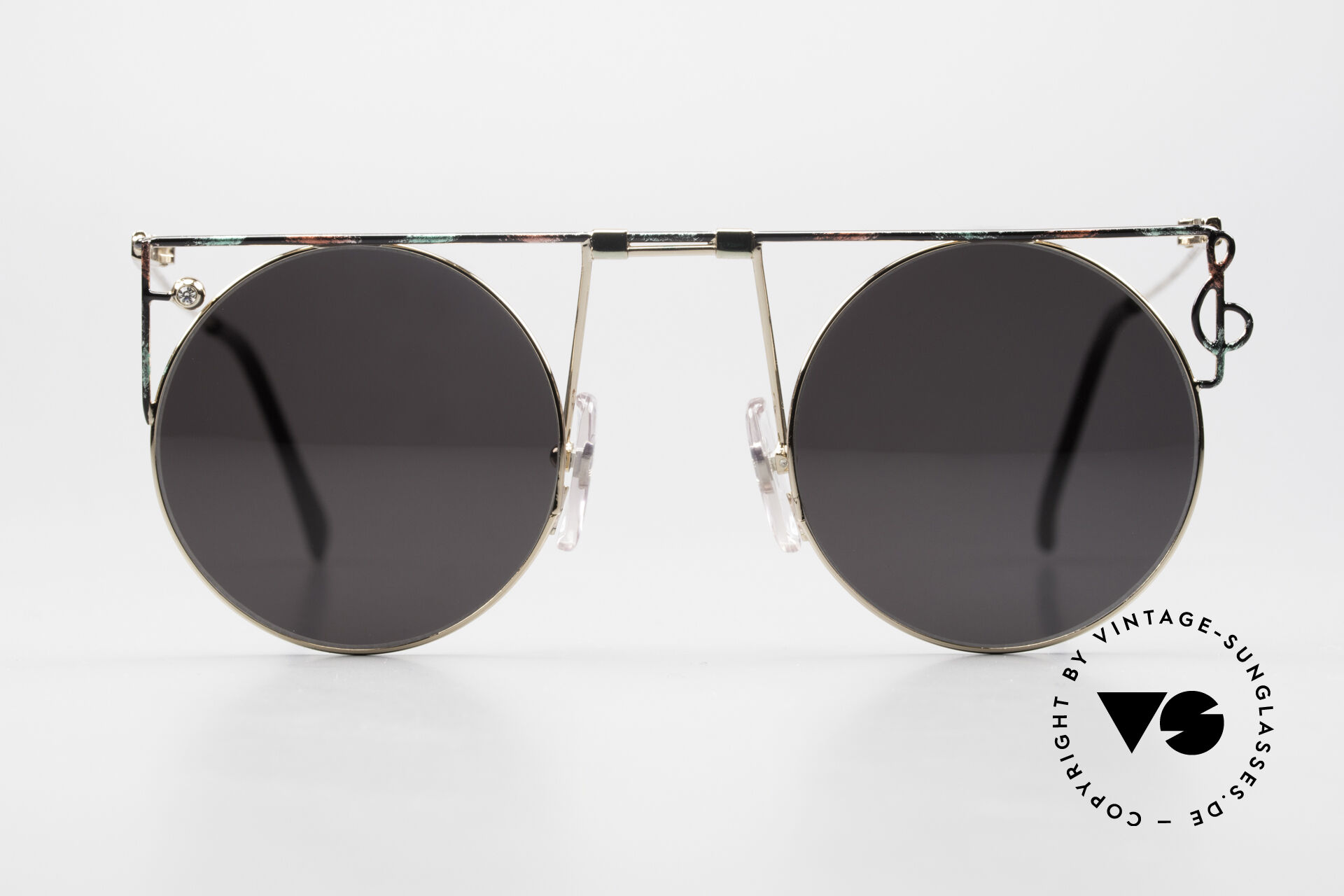 Sunglasses Casanova MTC 8 Round Art Sunglasses 90s