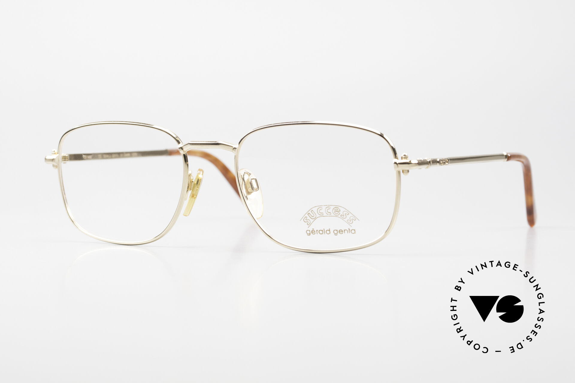 Glasses Gerald Genta Success 01 Vintage Frame Gold Plated