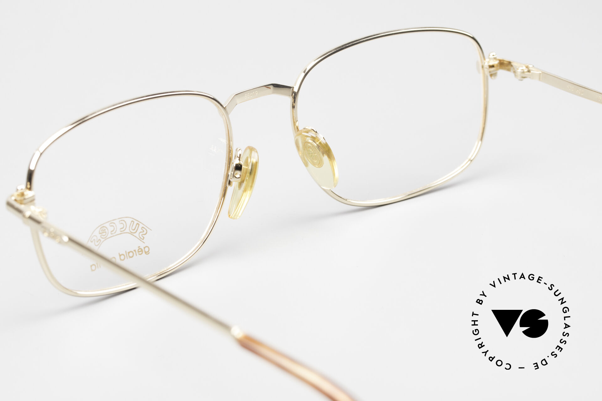Glasses Gerald Genta Success 01 Vintage Frame Gold Plated