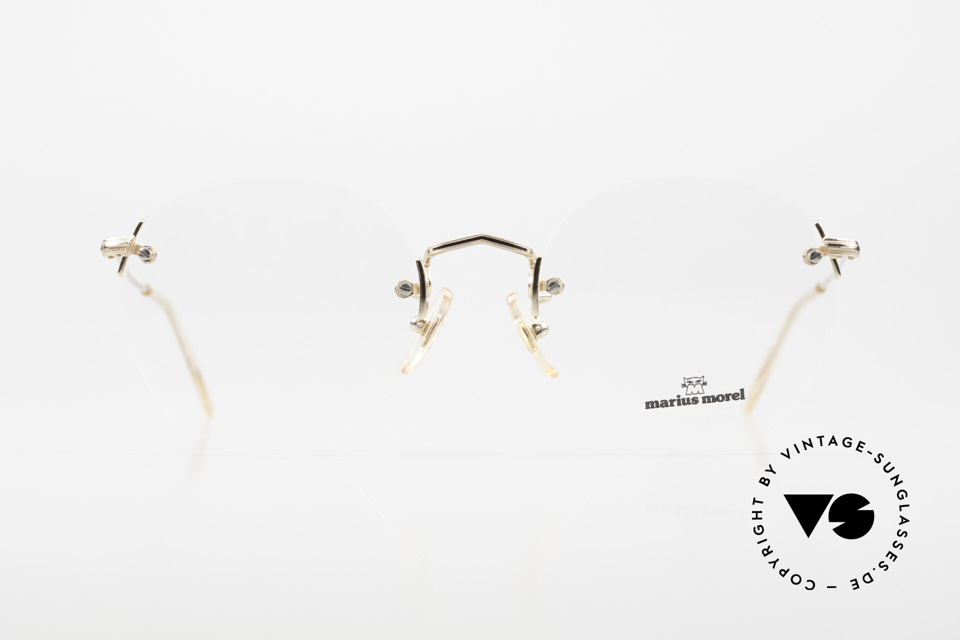 Glasses Marius Morel 8525 Rimless Vintage Eyeglasses