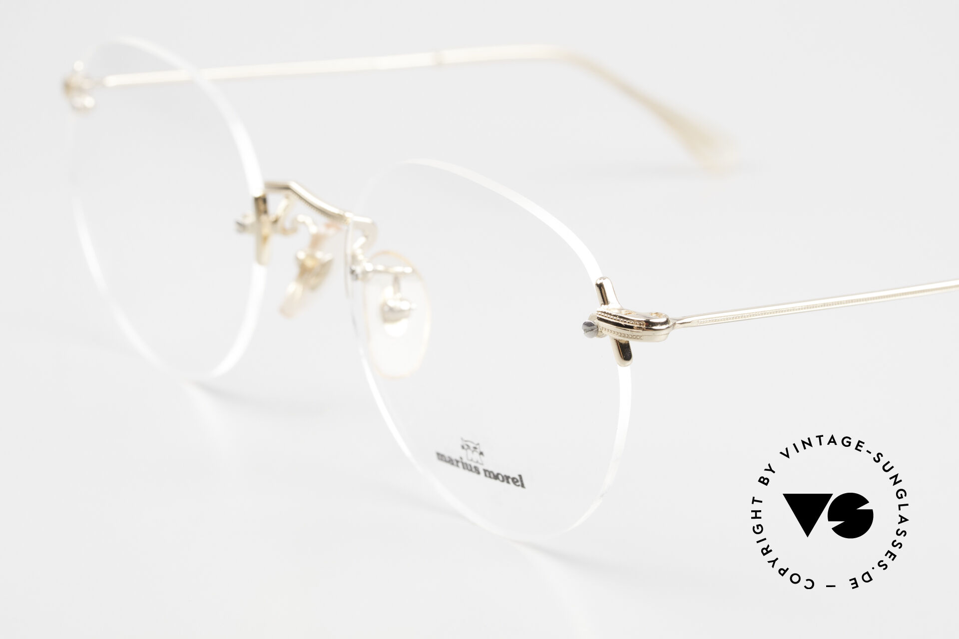 Glasses Marius Morel 8525 Rimless Vintage Eyeglasses