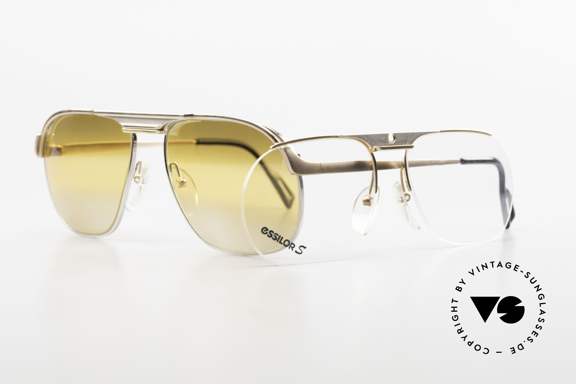 Sunglasses Essilor 2373 2in1 Shades Gold Gradient