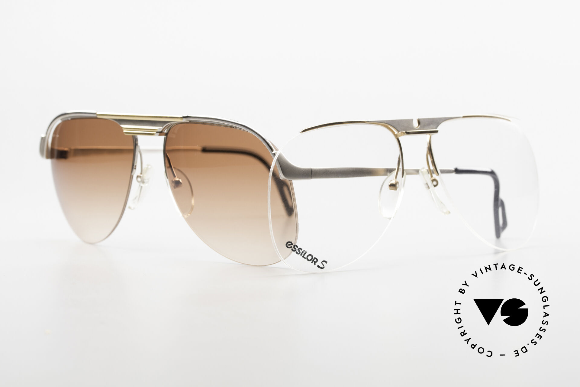 Sunglasses Essilor 2374 2in1 Shades Nylor Aviator