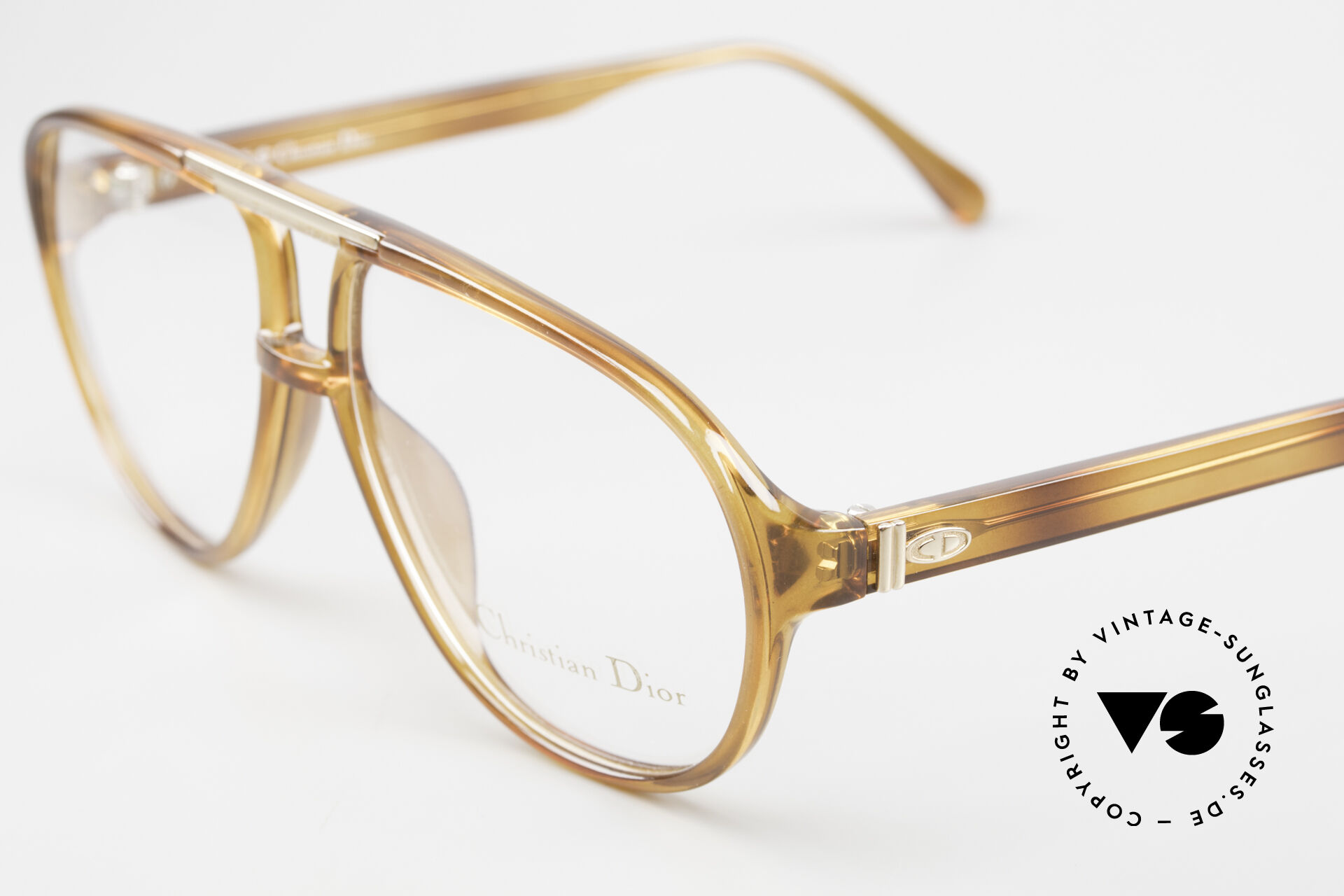 Glasses Christian Dior 2457 80's Optyl Aviator Frame