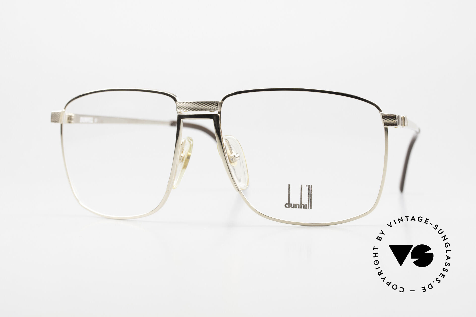 Glasses Dunhill 6071 1980's Frame Gold-Plated