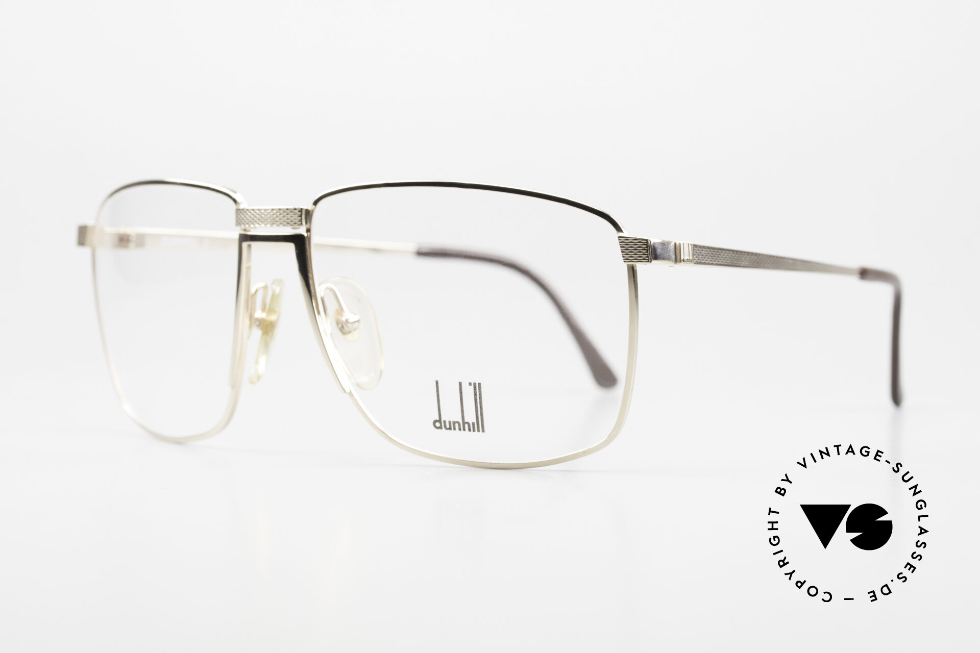 Glasses Dunhill 6071 1980's Frame Gold-Plated