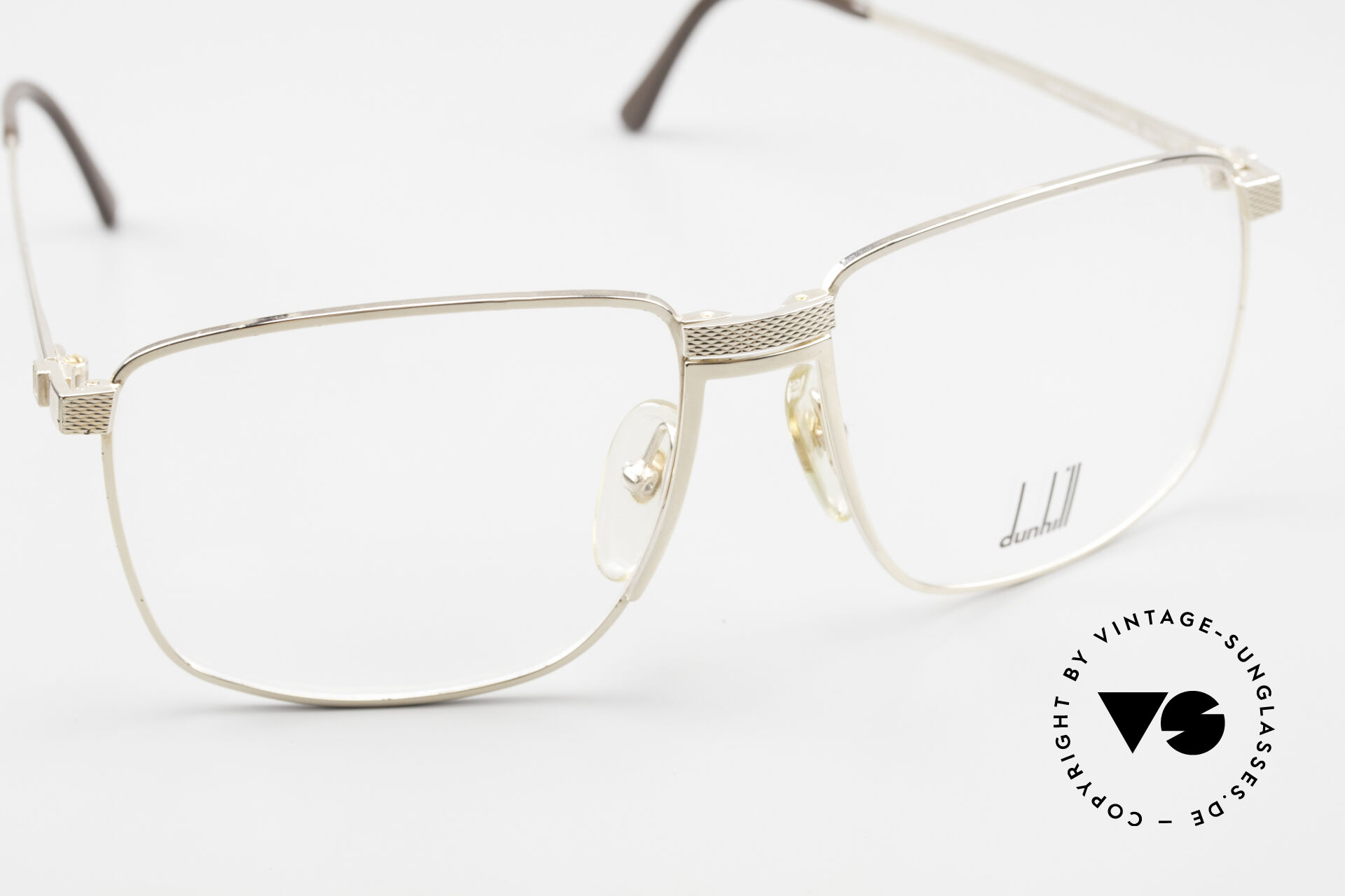 Glasses Dunhill 6071 1980's Frame Gold-Plated